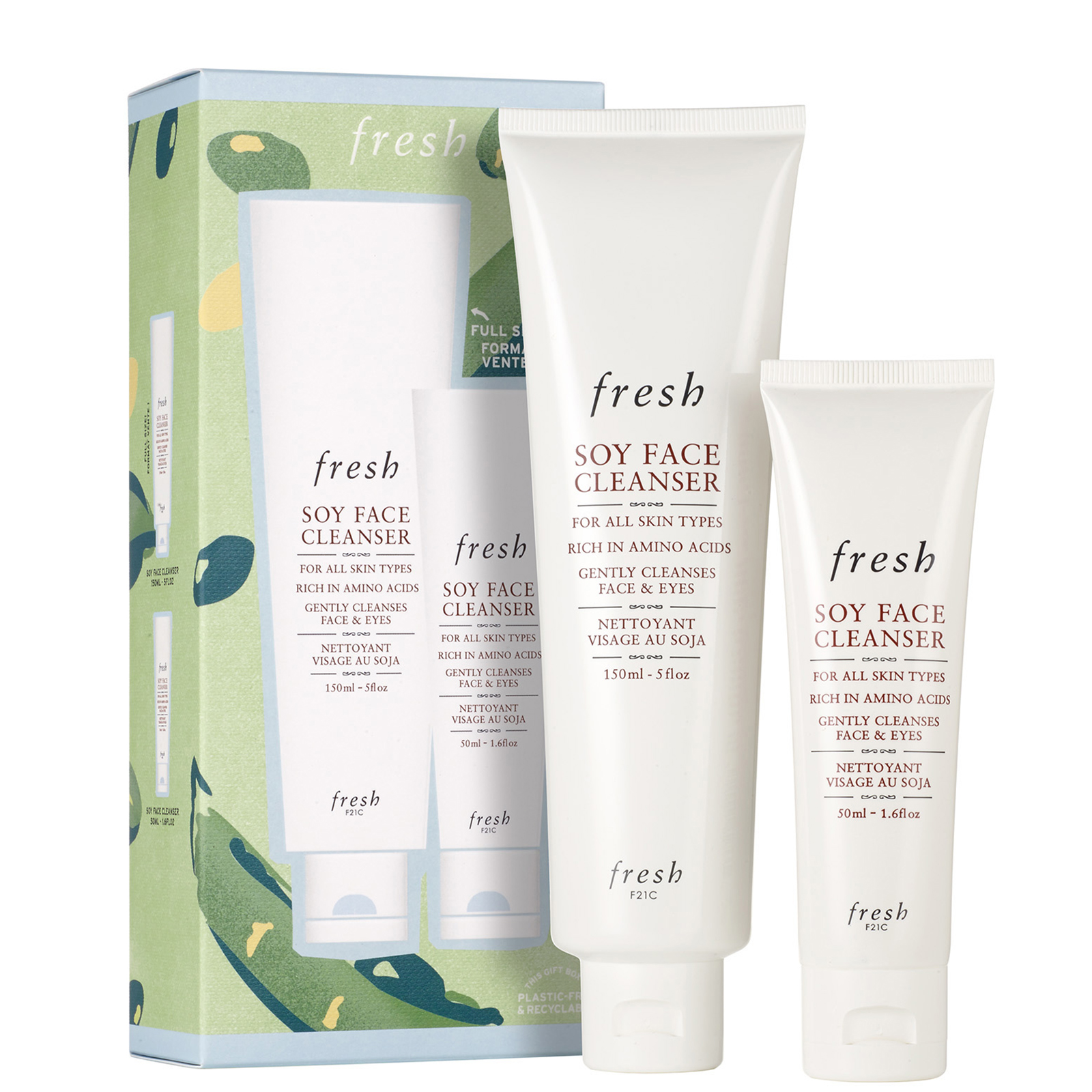 Fresh Soy Face Cleanser Duo Gift Set | LOOKFANTASTIC