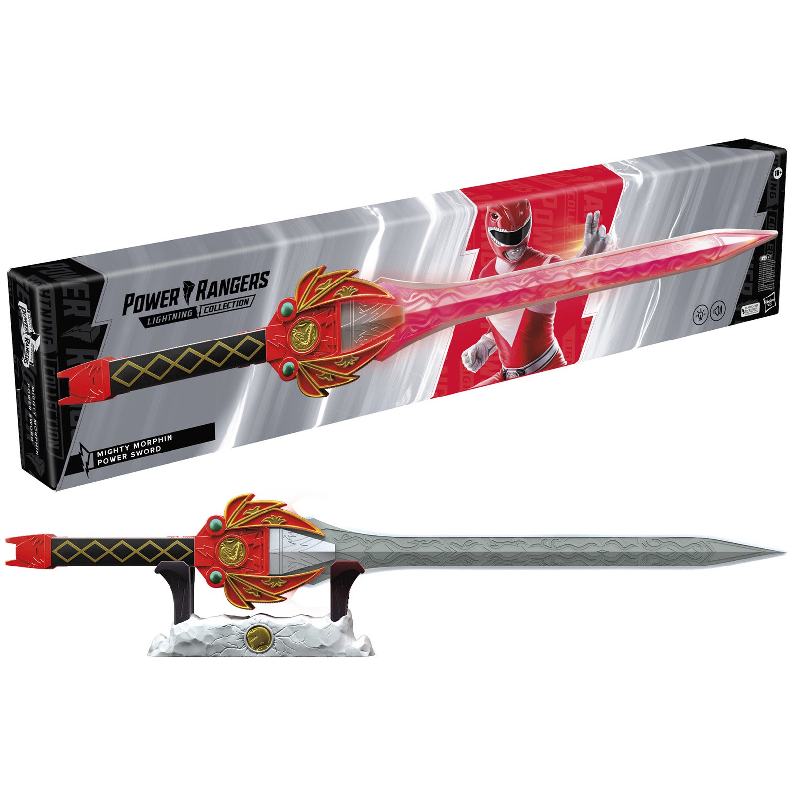 Hasbro Power Rangers Lightning Collection Mighty Morphin Red Ranger ...
