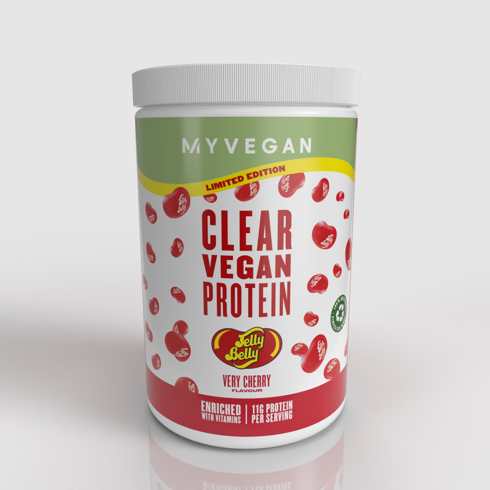 Raspberry Jelly Belly Protein Pots - MYPROTEIN™