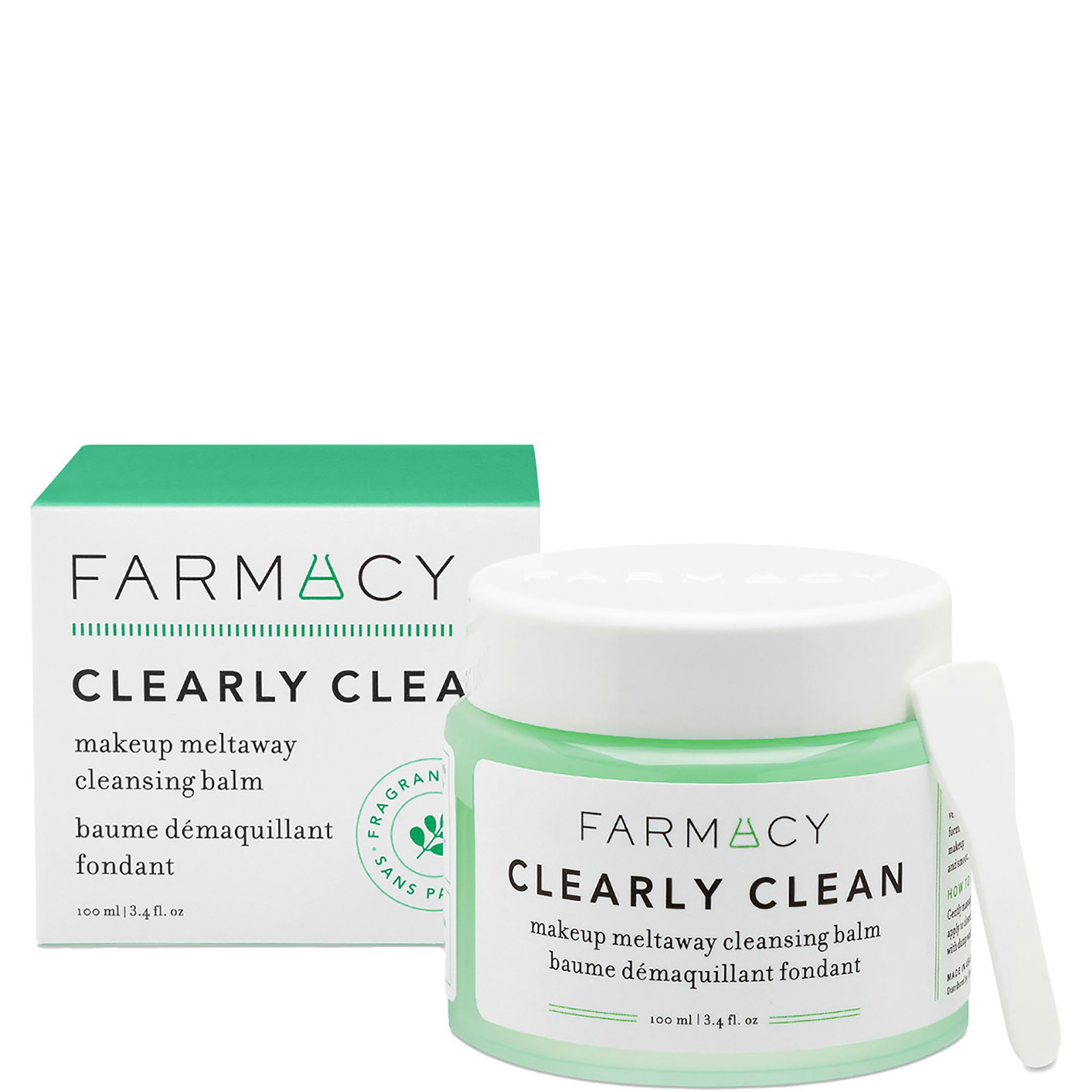 Farmacy Clearly Clean Makeup Meltaway Cleansing Balm 100ml | Cult Beauty