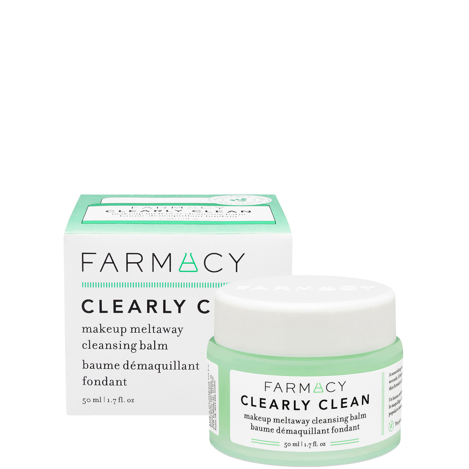 Farmacy Clearly Clean Makeup Meltaway Cleansing Balm 50ml | Cult Beauty
