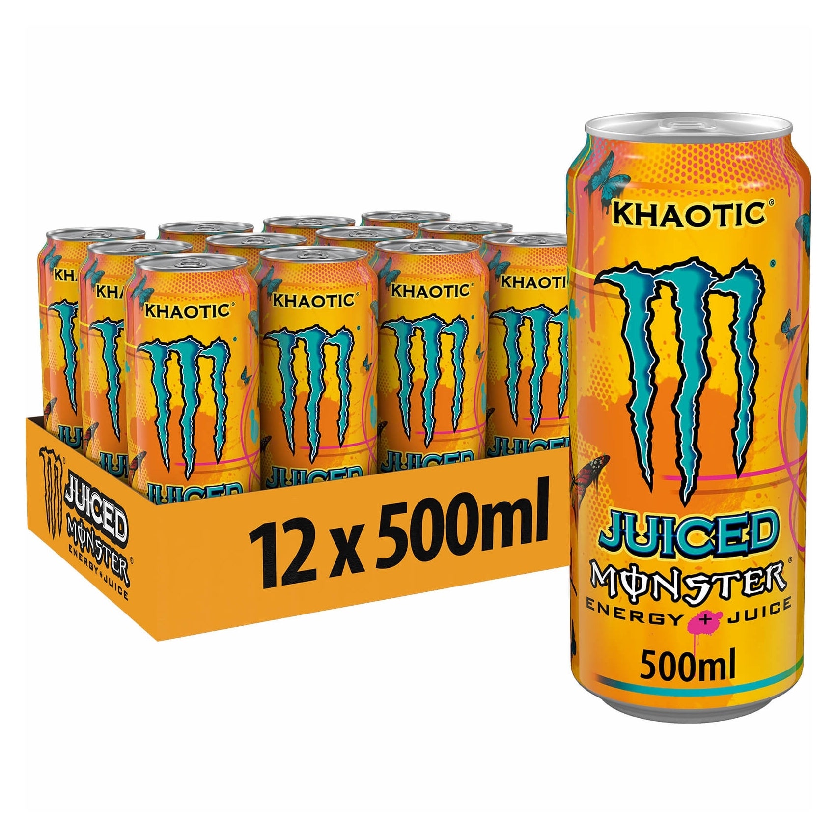 Monster Energy Khaotic 12 x 500ml Cans | Your Coca-Cola UK