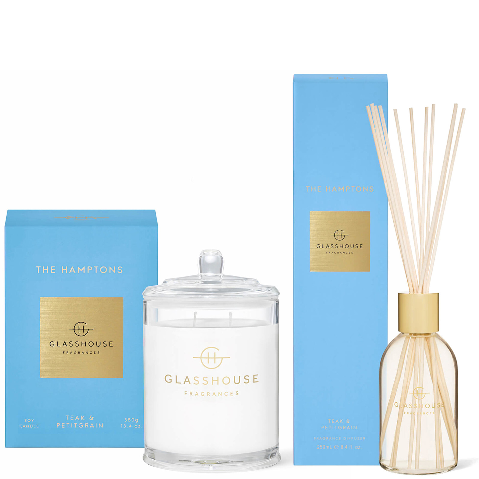 Glasshouse The Hamptons Candle and Liquid Diffuser | Dermstore