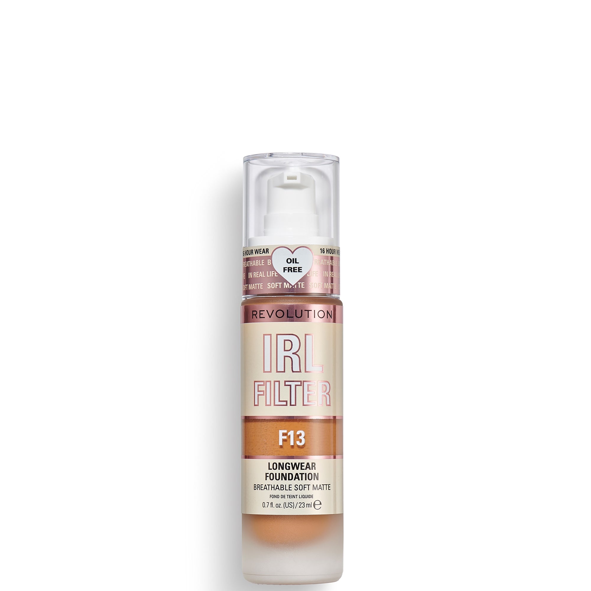 Makeup Revolution IRL Filter Longwear Foundation 23ml (Various Shades ...