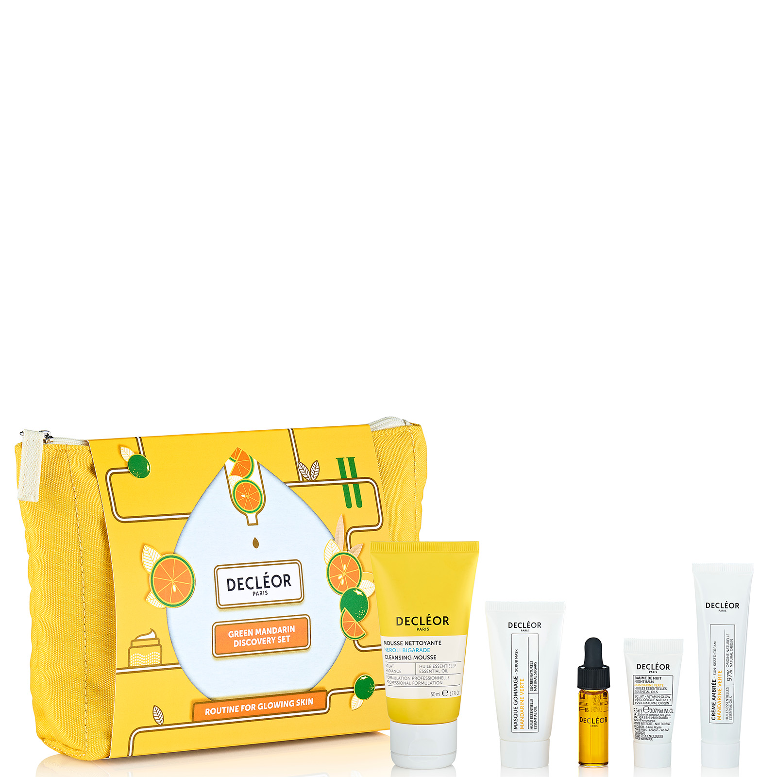 DECLÉOR Green Mandarin Glowing Discovery Set | LOOKFANTASTIC