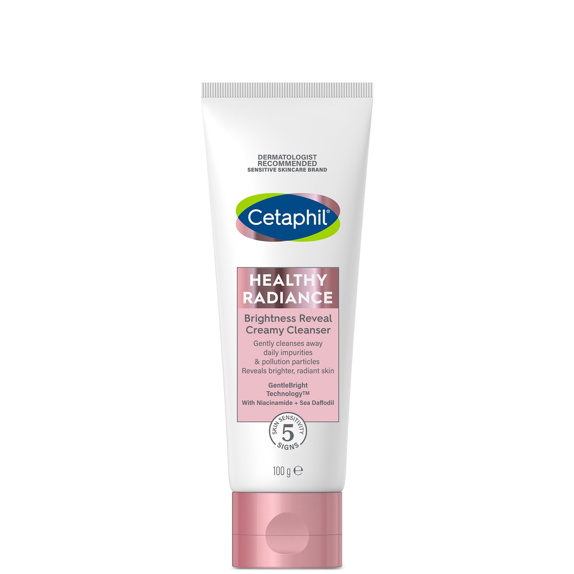 Cetaphil Healthy Radiance Reveal Creamy Cleanser with Niacinamide 100g ...