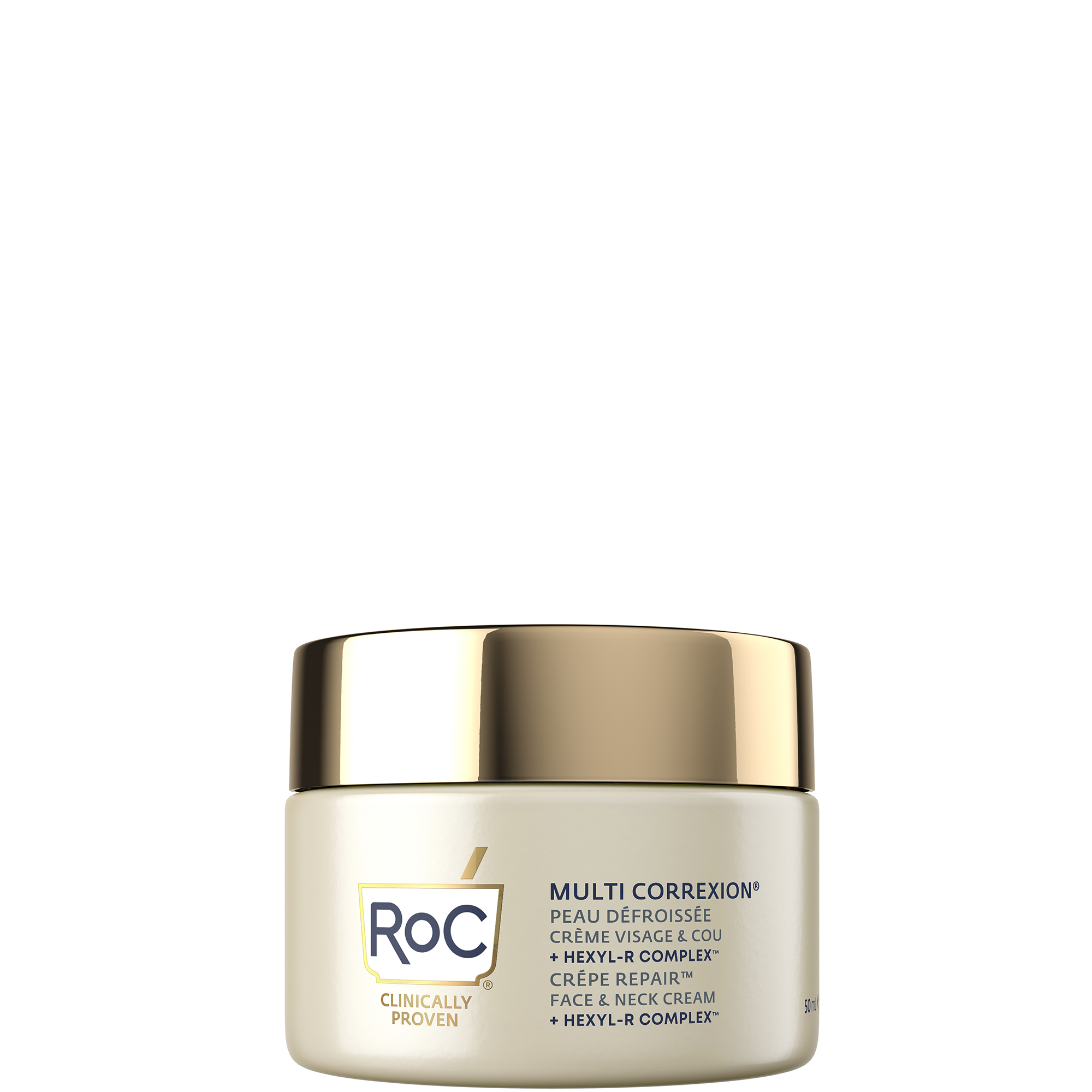 RoC Multi Correxion Crepe Repair Face and Neck Cream 50ml | LOOKFANTASTIC