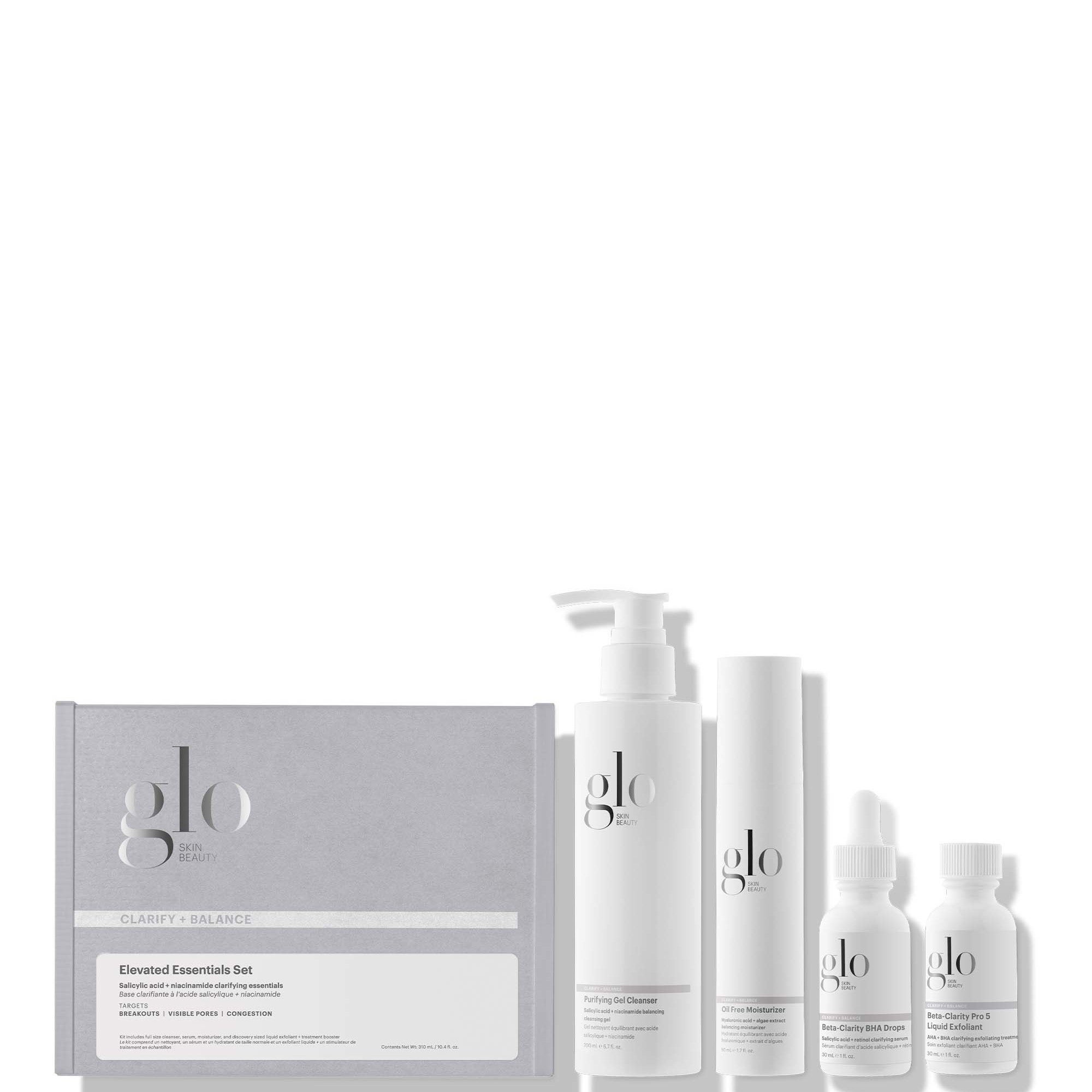 Glo Skin Beauty Clarify and Balance Elevated Essentials Set 10.4 fl. oz ...