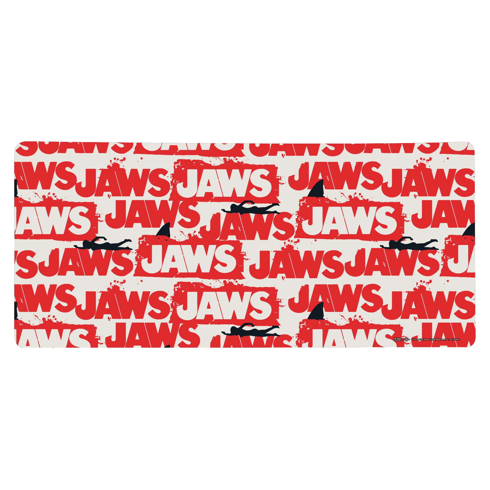 Jaws Logo Gaming Mouse Mat - Small