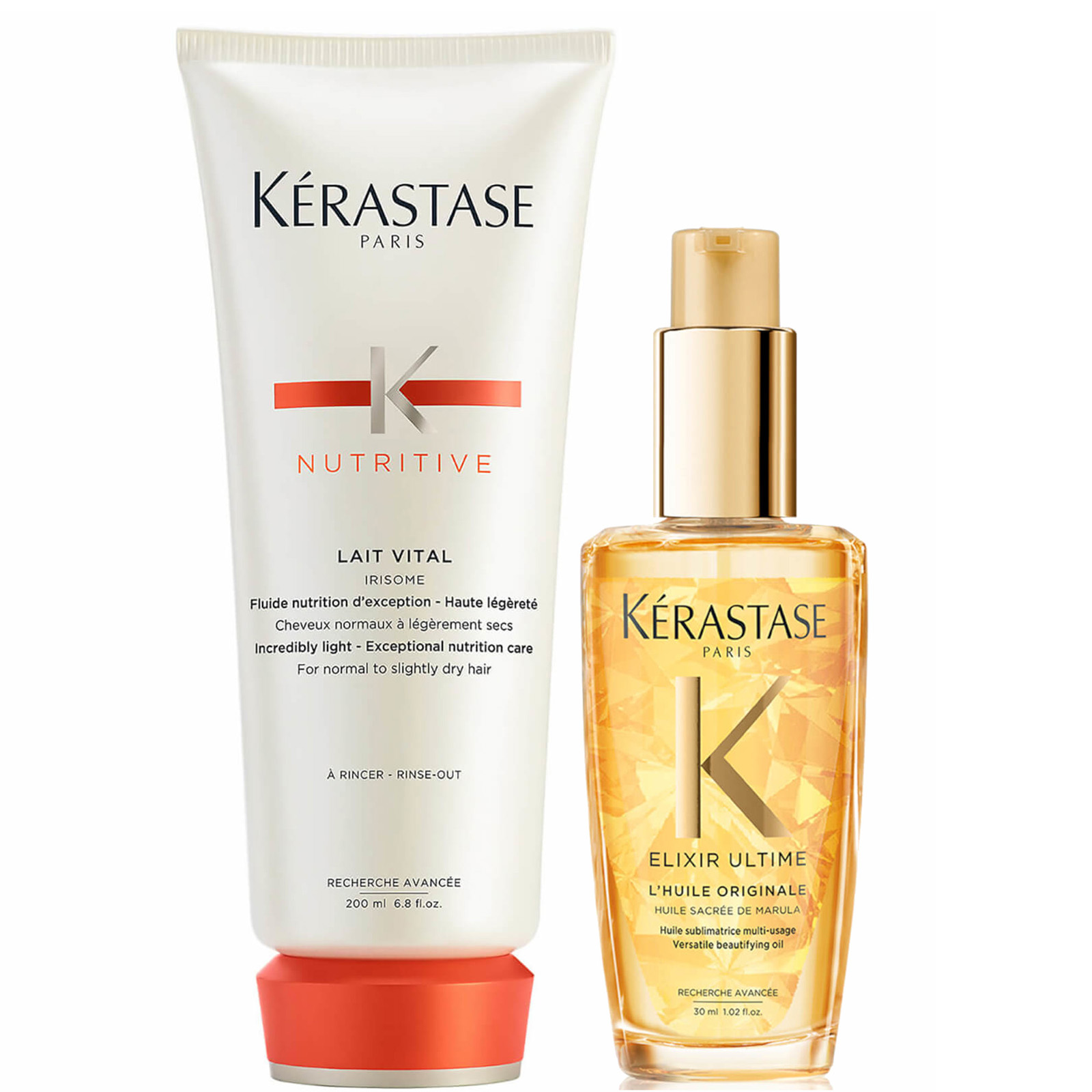 Kérastase Nutritive Lait Vital Elixir Ultime Bundle | LOOKFANTASTIC