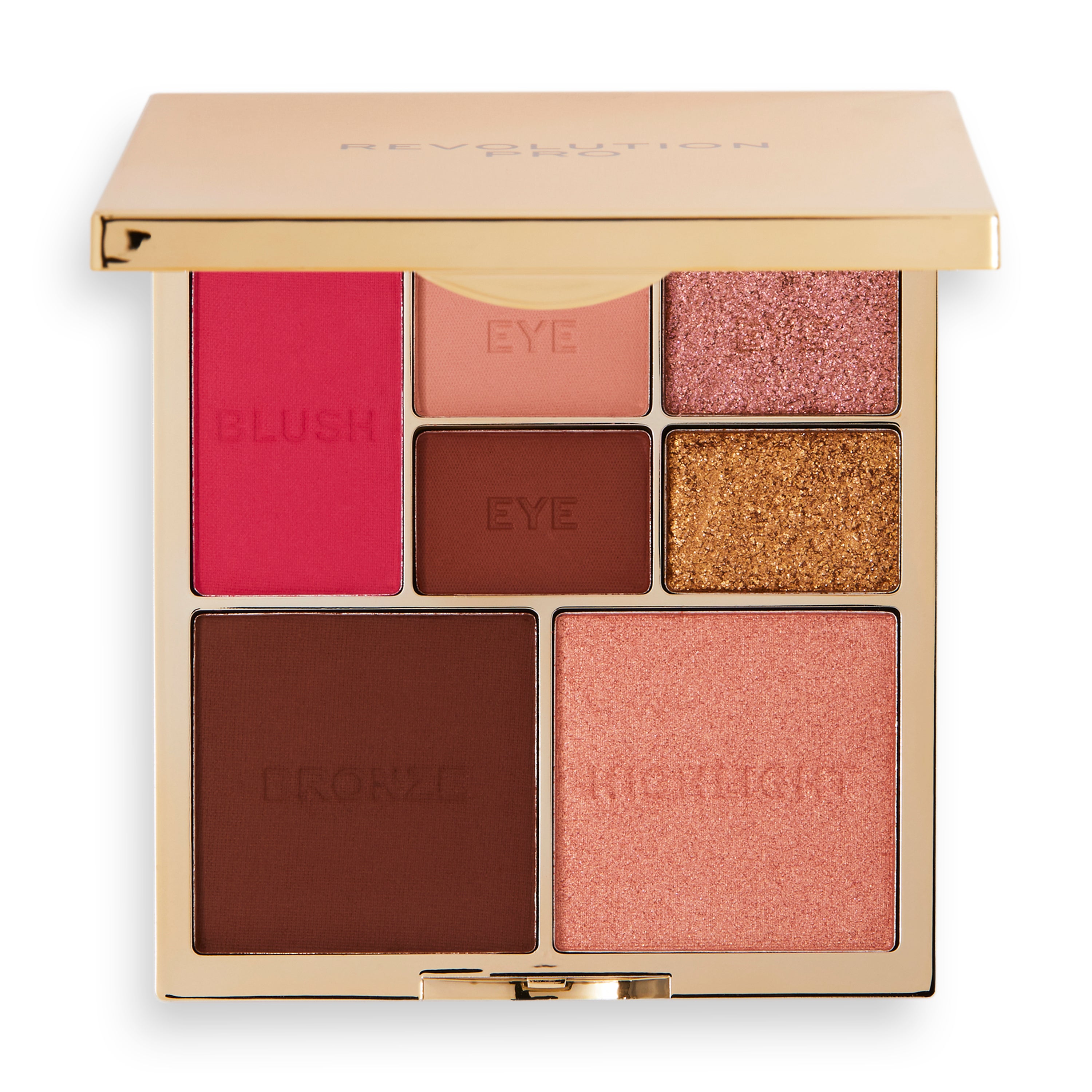 Revolution Pro True Love Augen- und Wangen-Palette - Medium-Deep ...