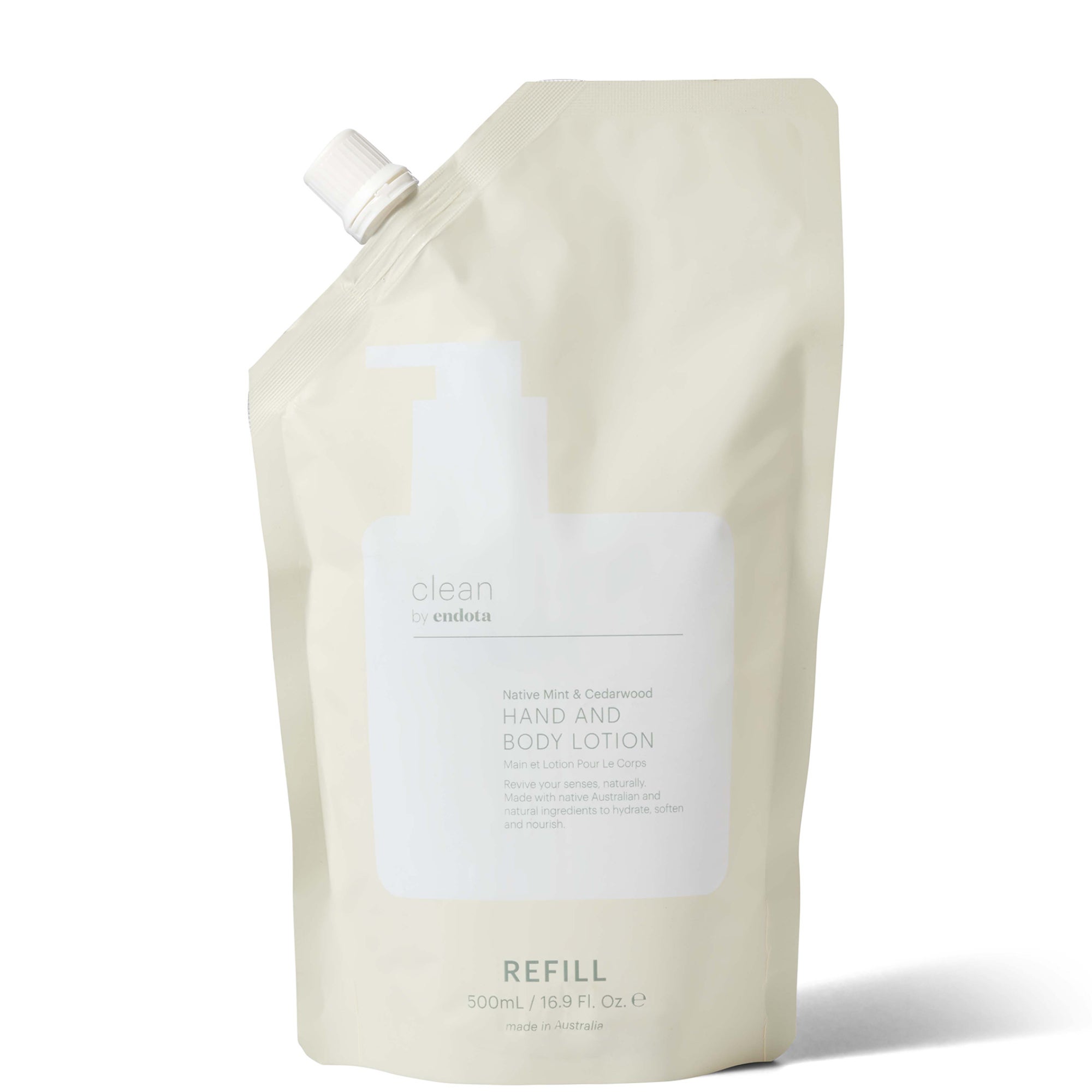 endota Refill Clean Native Mint and Cedarwood Hand and Body Lotion ...