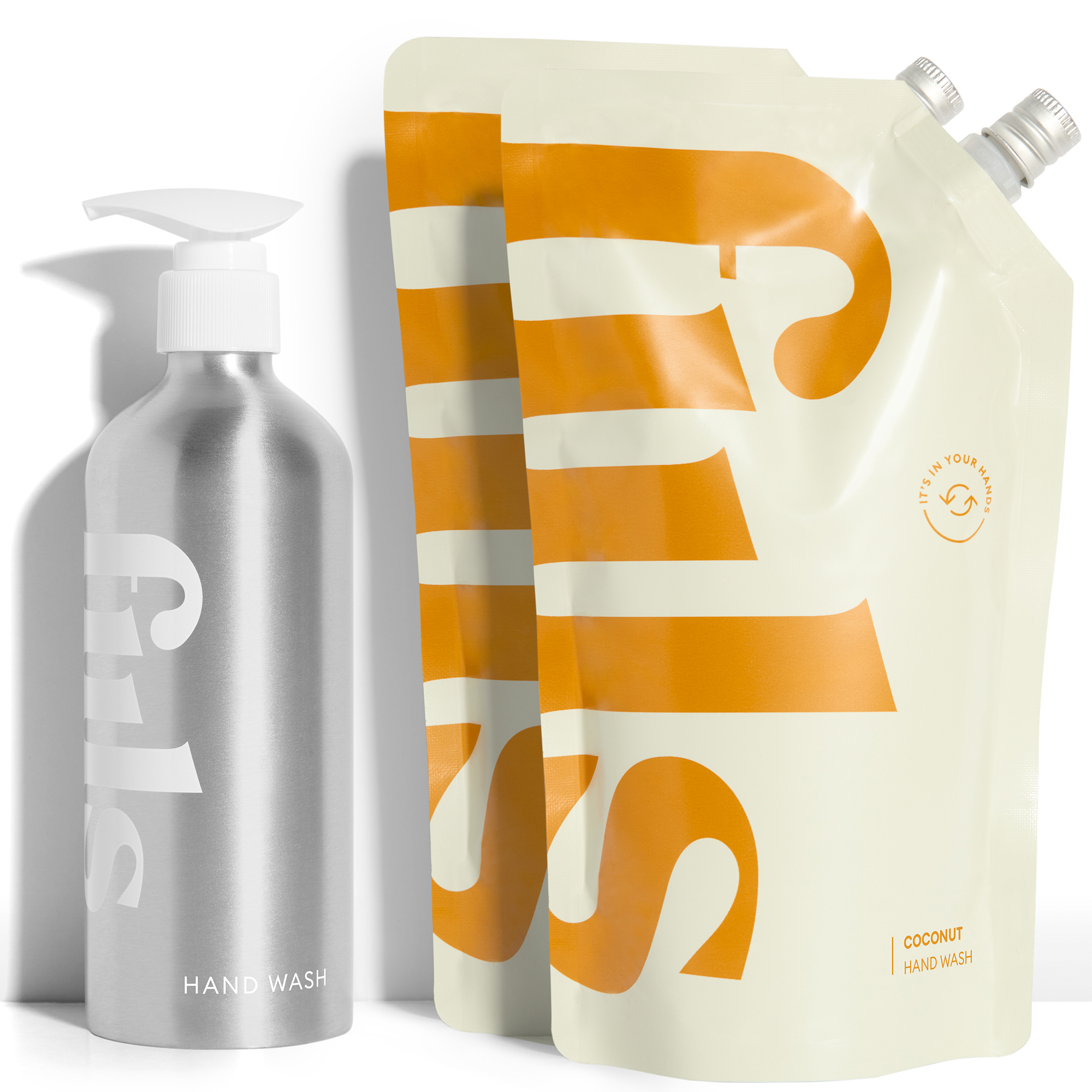 fiils The Coconut Hand Wash Kit - Silver | LOOKFANTASTIC