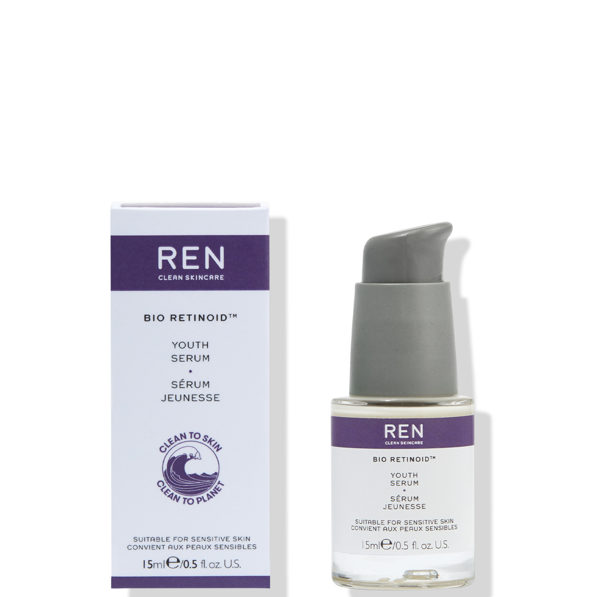REN Clean Skincare Bio Retinoid Youth Serum 15ml | Cult Beauty