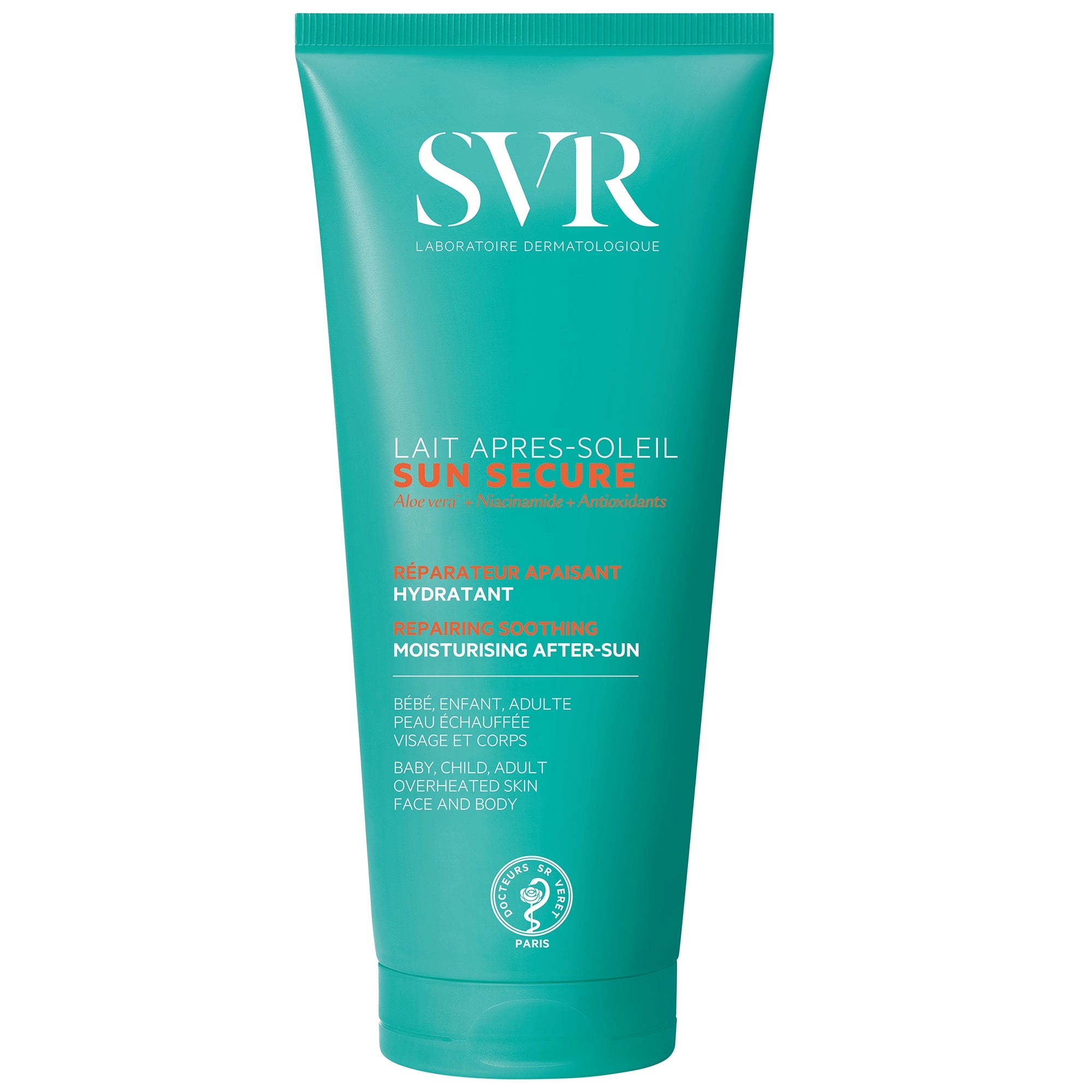 SVR SUN SECURE Soothing Repairing Face & Body After Sun Lotion with ...