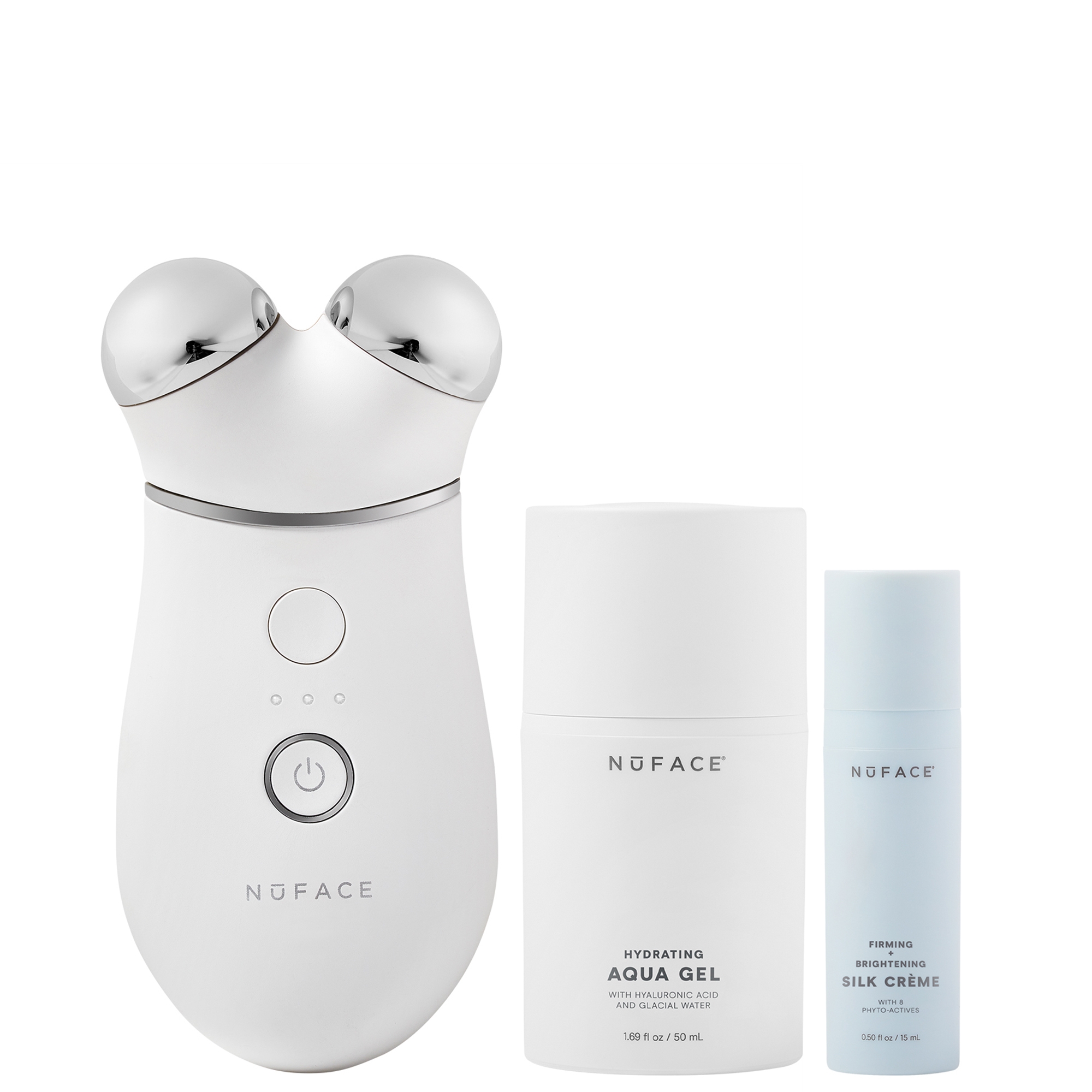 NuFACE Trinity+ Starter Kit - White | LOOKFANTASTIC