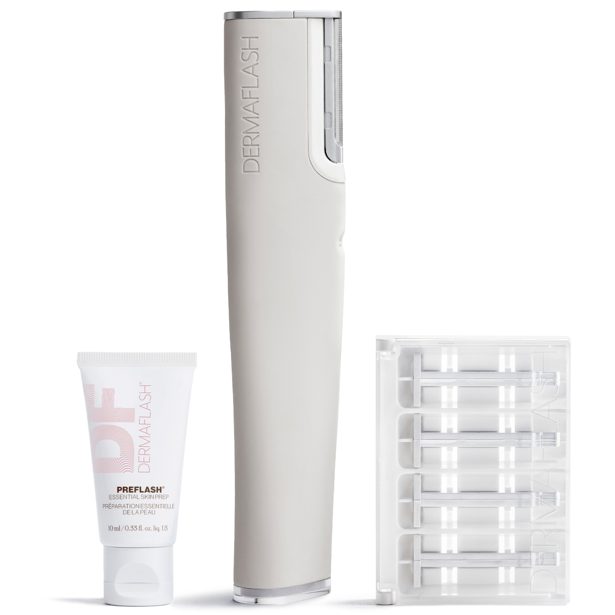 DERMAFLASH Luxe+ Advanced Sonic Dermaplaning and Peach Fuzz Removal ...