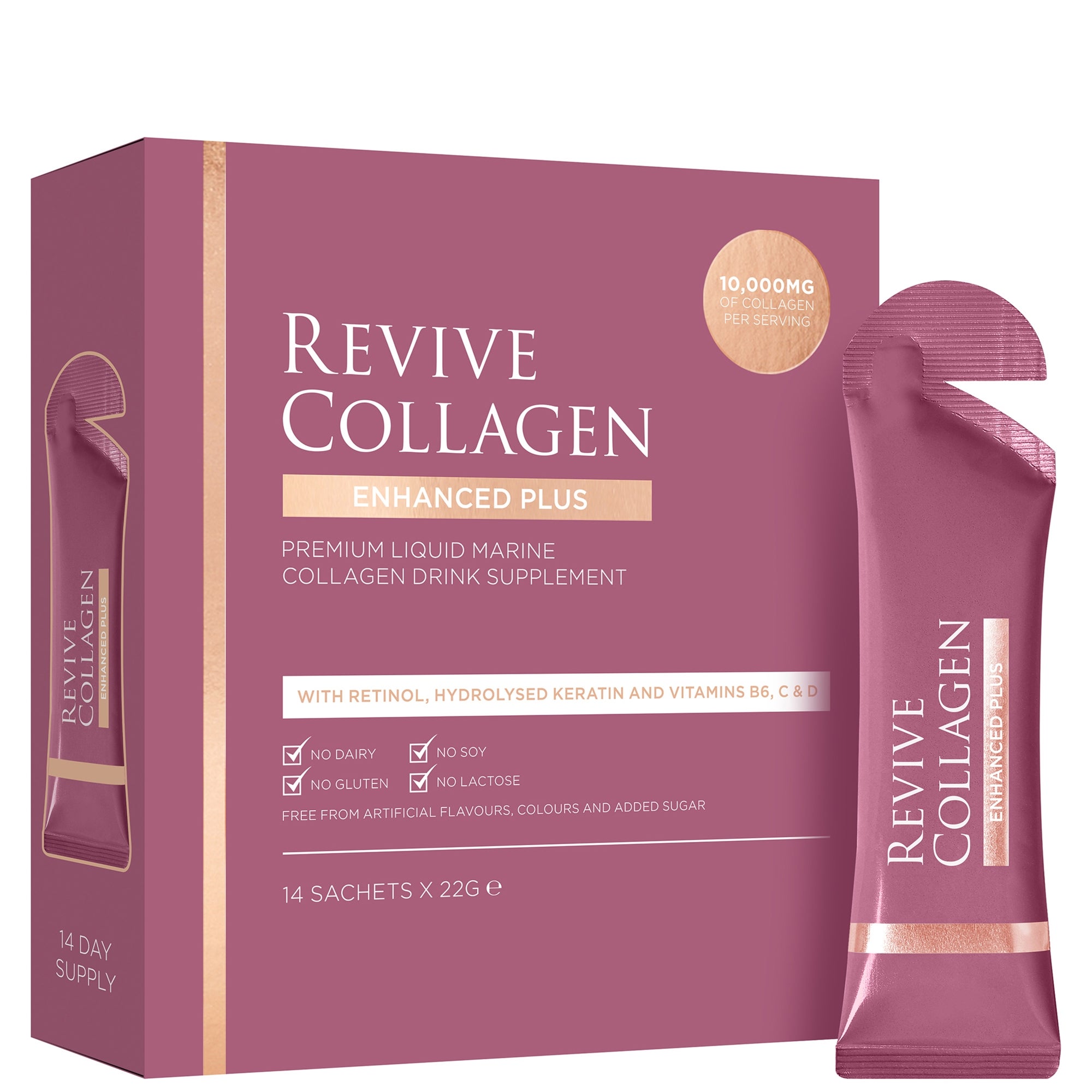 Revive Collagen Enhanced Plus 10,000mgs Liquid Hydrolysed Marine ...