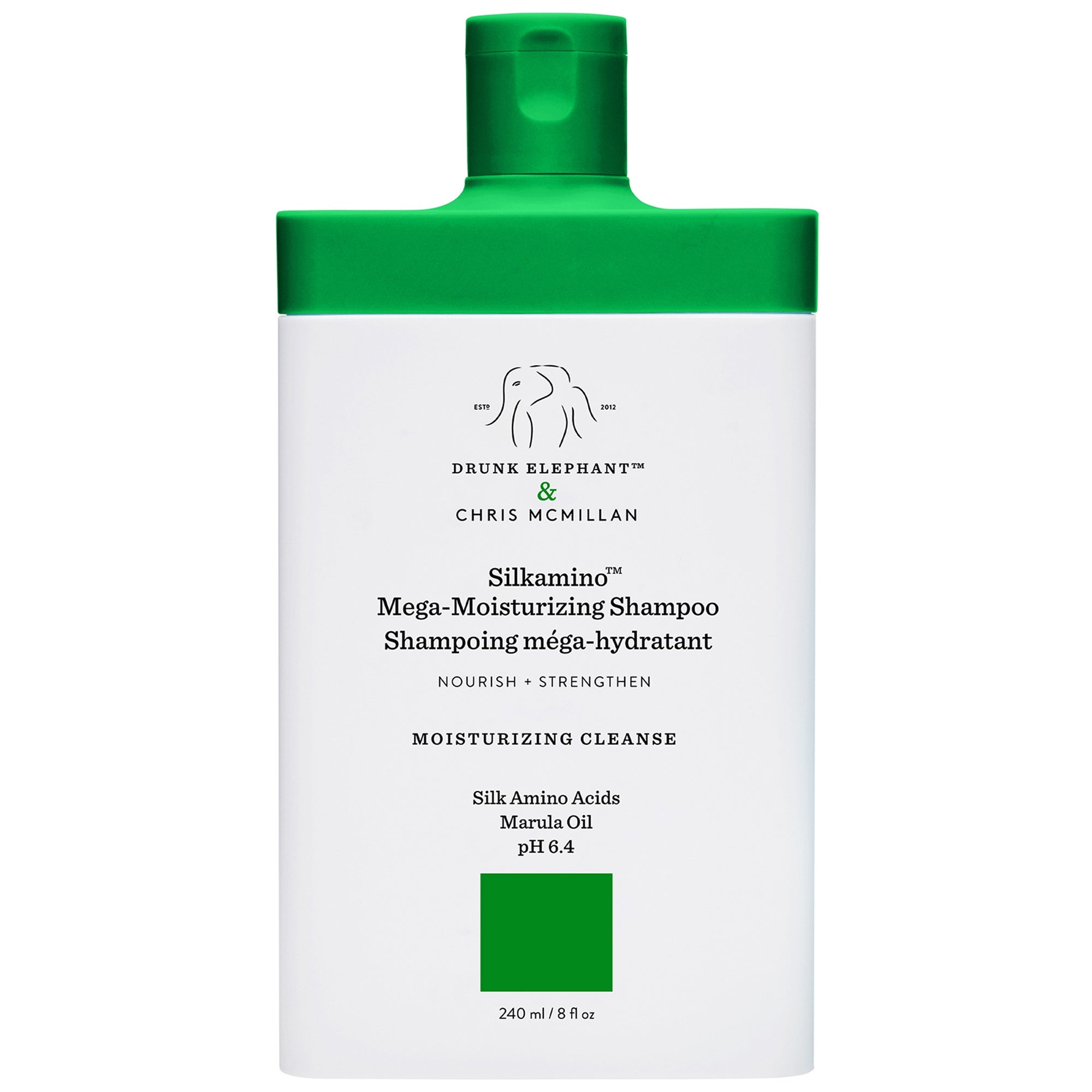 Drunk Elephant Silkamino Mega-Moisturizing Shampoo 240ml | Cult Beauty