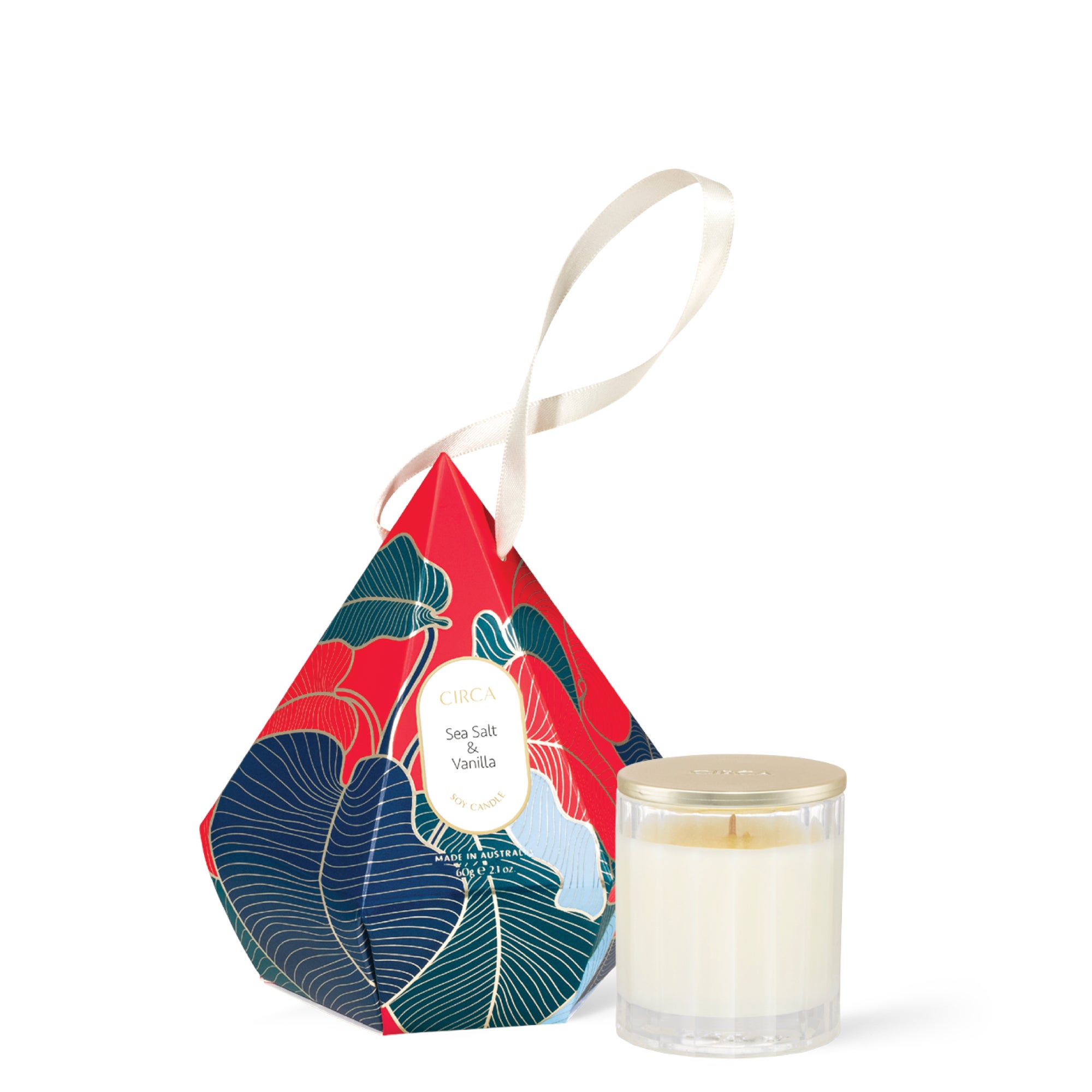 CIRCA Christmas Sea Salt and Vanilla Candle in a Hanging Box ...