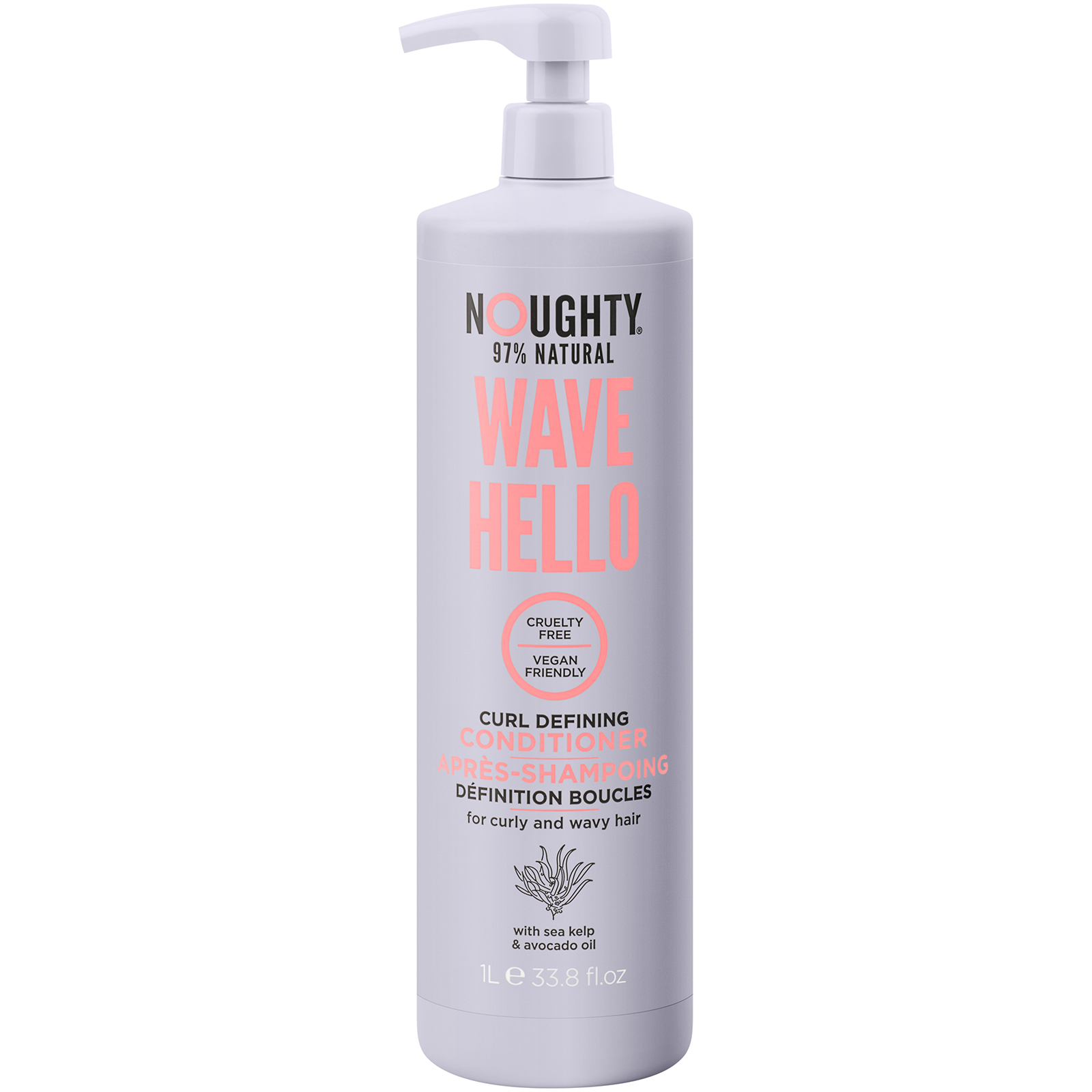 Noughty Wave Hello Conditioner 1000ml | LOOKFANTASTIC