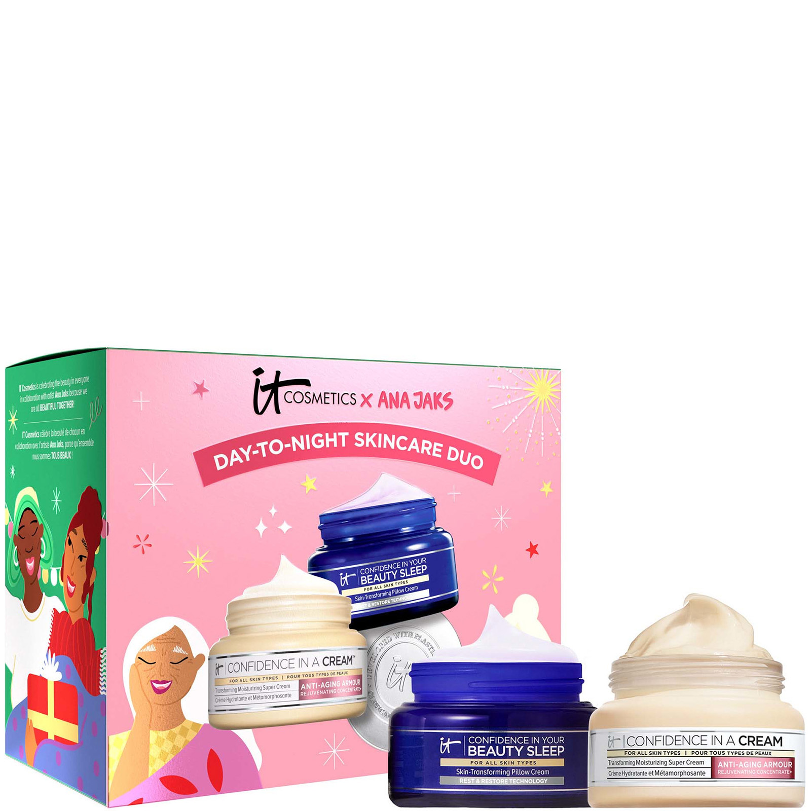 IT Cosmetics Exclusive Beautiful Together Day-To-Night Skincare Duo ...