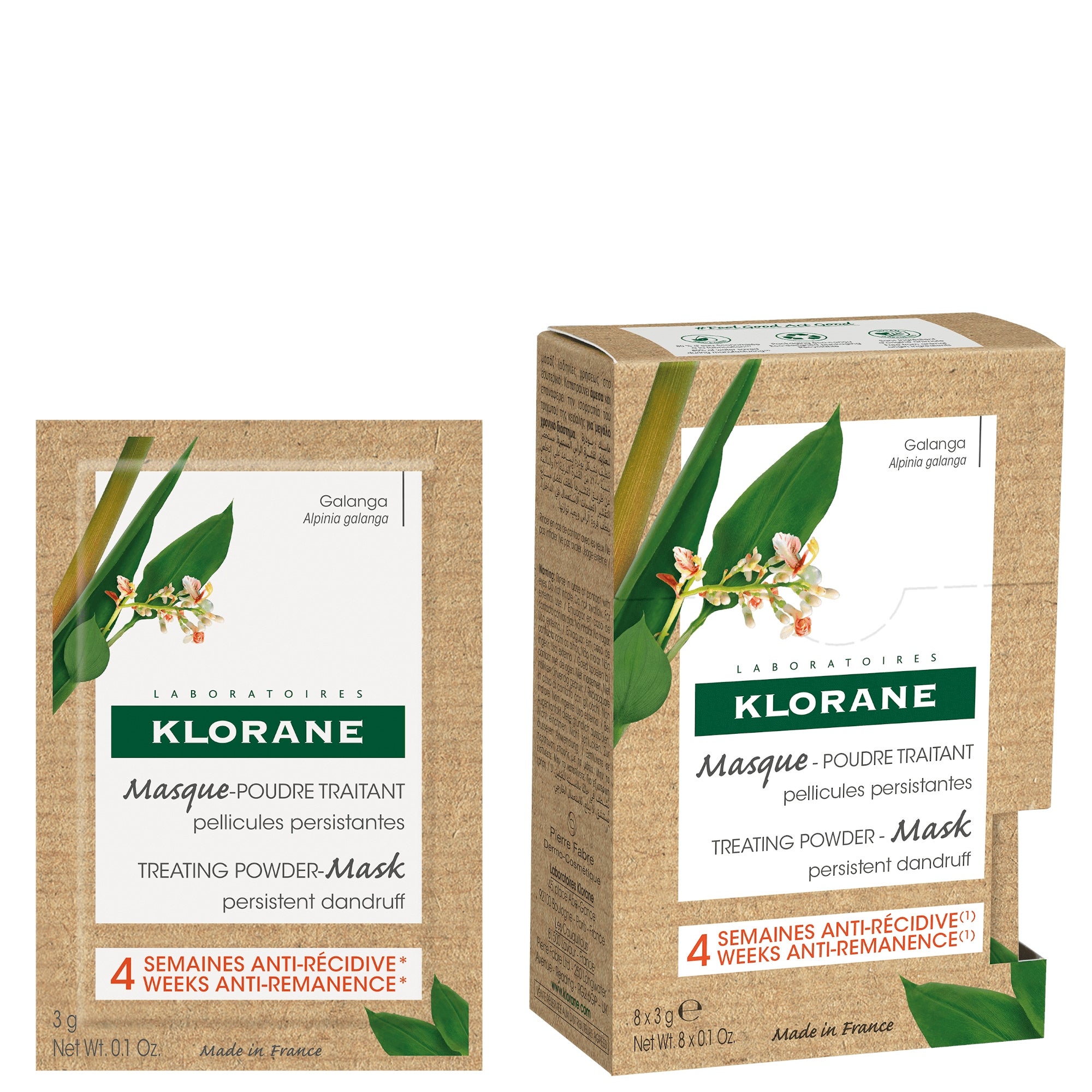 KLORANE Anti-Dandruff Mask-Powder Treatment with Galangal for Flaky ...