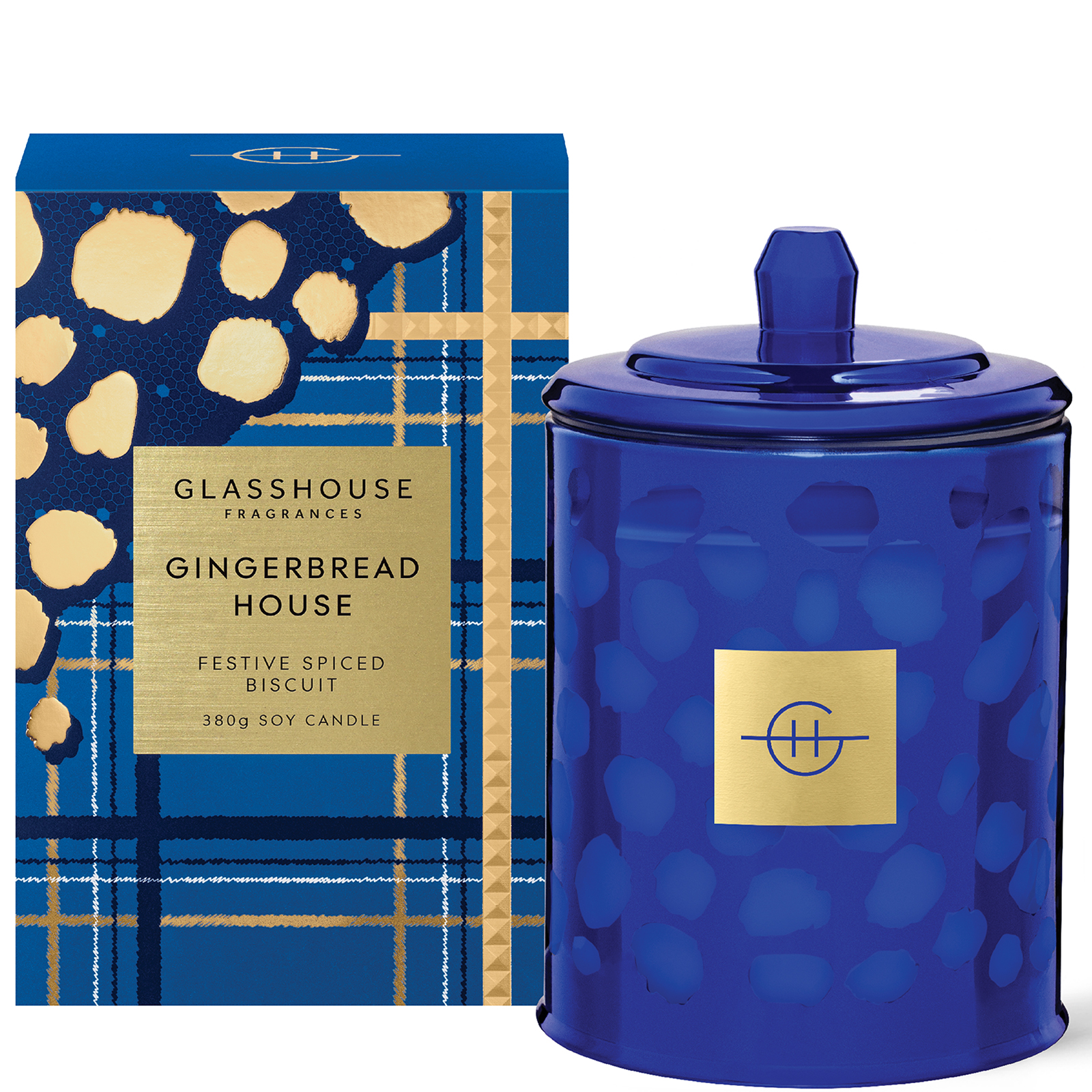 Glasshouse Fragrances Christmas - Gingerbread House Candle 380g ...