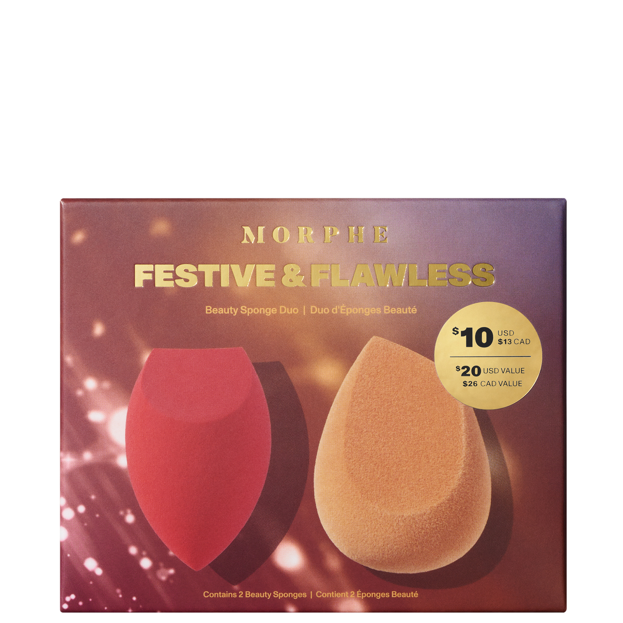 Morphe Festive and Flawless Beauty Sponge Duo (Worth £20.00 ...