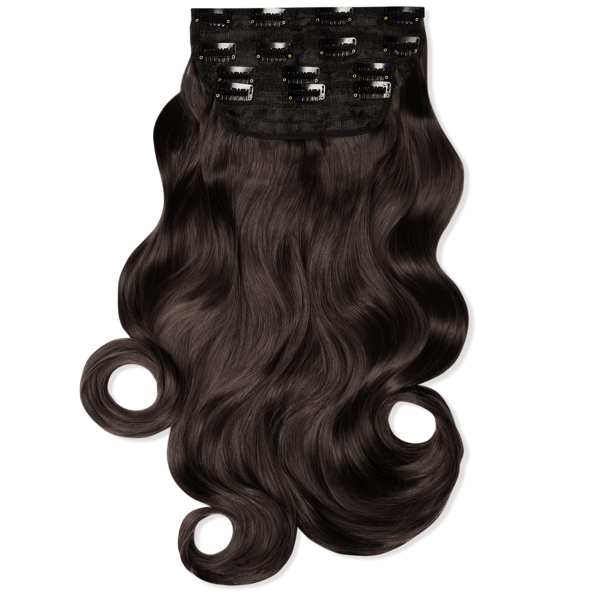 LullaBellz Ultimate Half Up Half Down 22 Inch Curly Extension and Pony ...