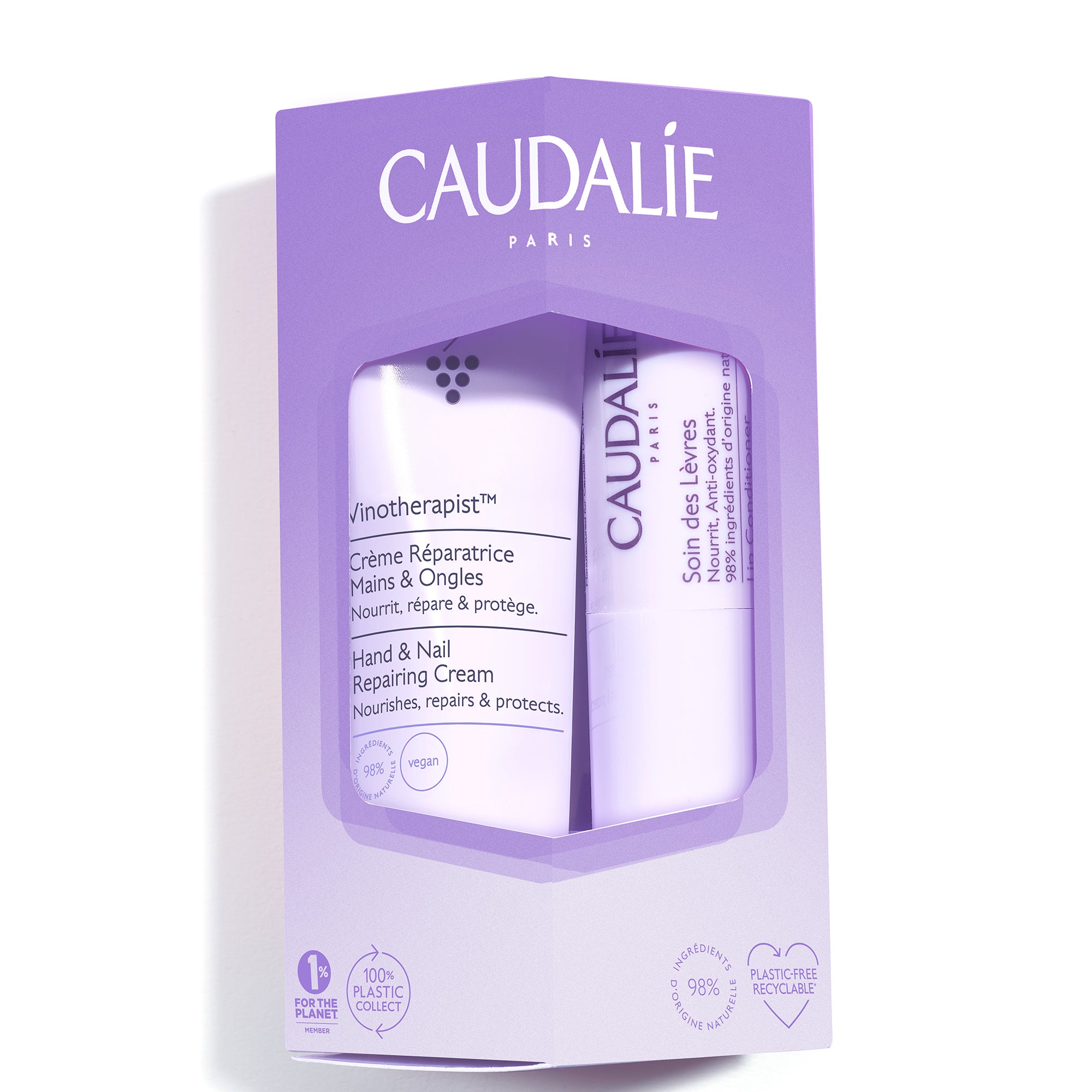 Caudalie Vinotherapist Lip Hand Duo | Cult Beauty