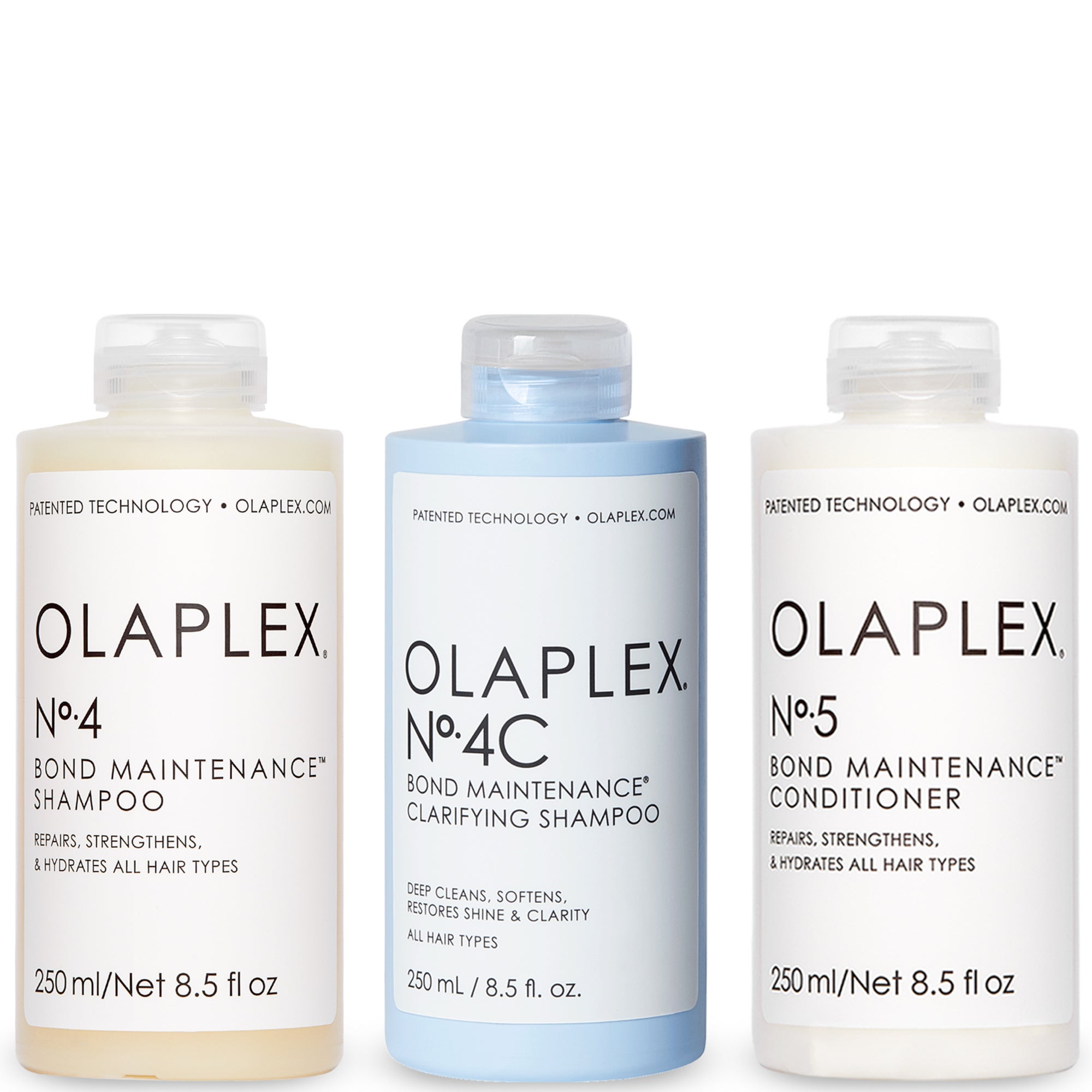 Olaplex Clarifying Shampoo Bundle No.4, No.4C and No.5 | Cult Beauty