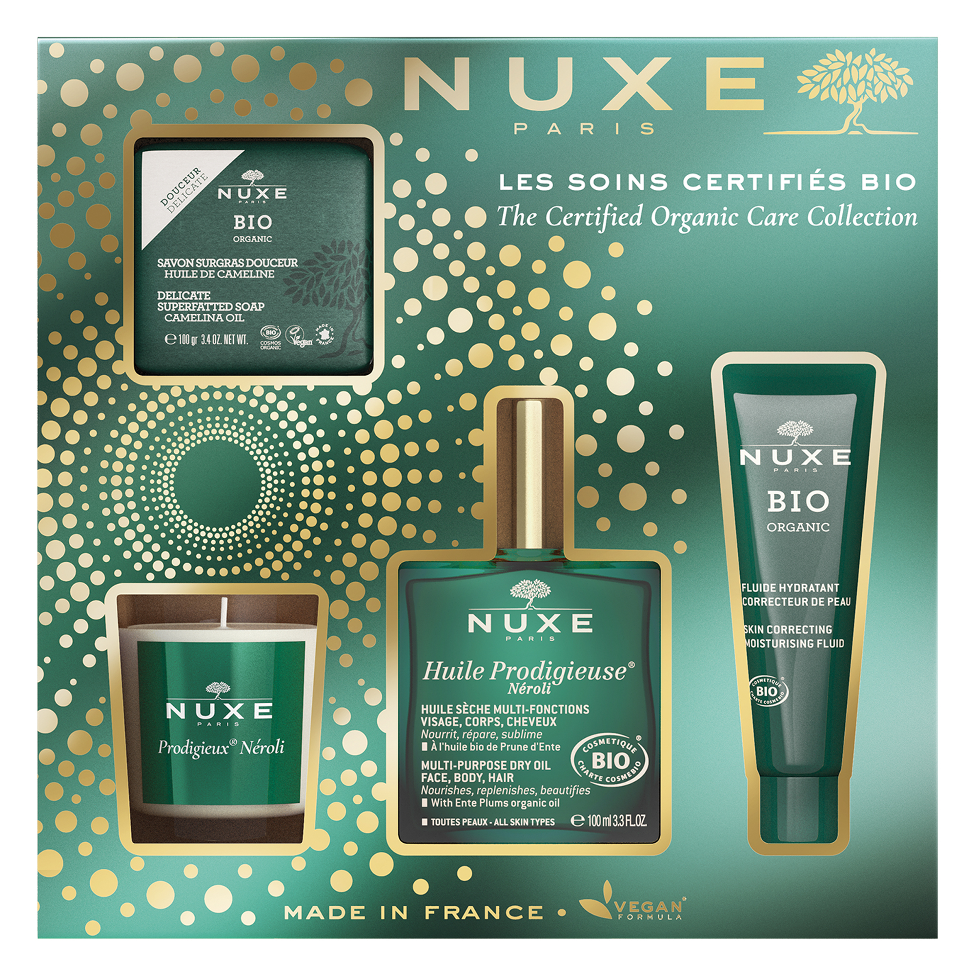 NUXE Huile Prodigieuse Neroli - The Certified Organic Gift Set ...