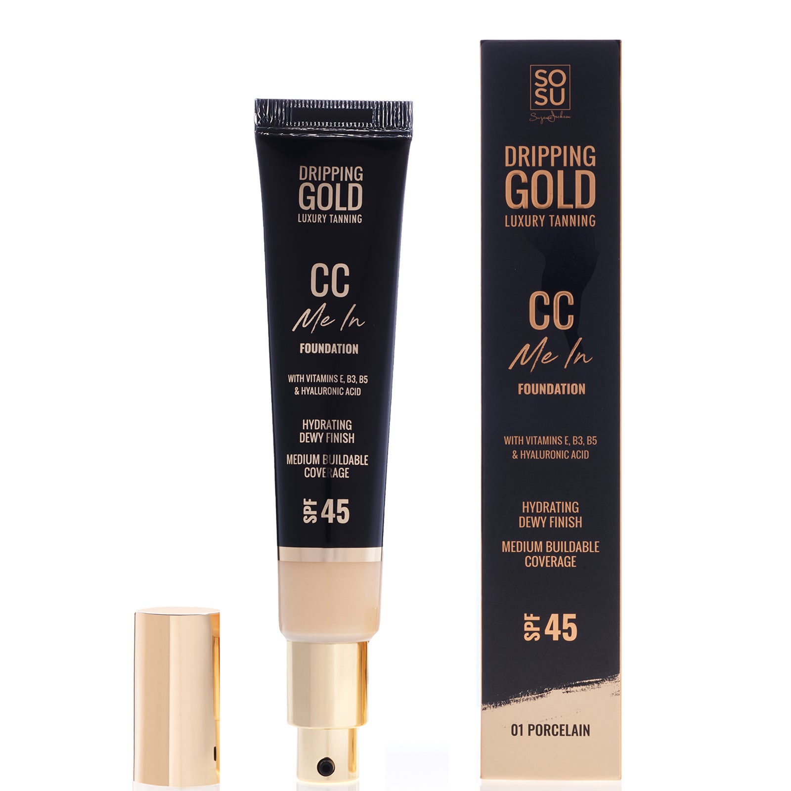 Dripping Gold CC Cream SPF 52g (Various Shades) | LOOKFANTASTIC