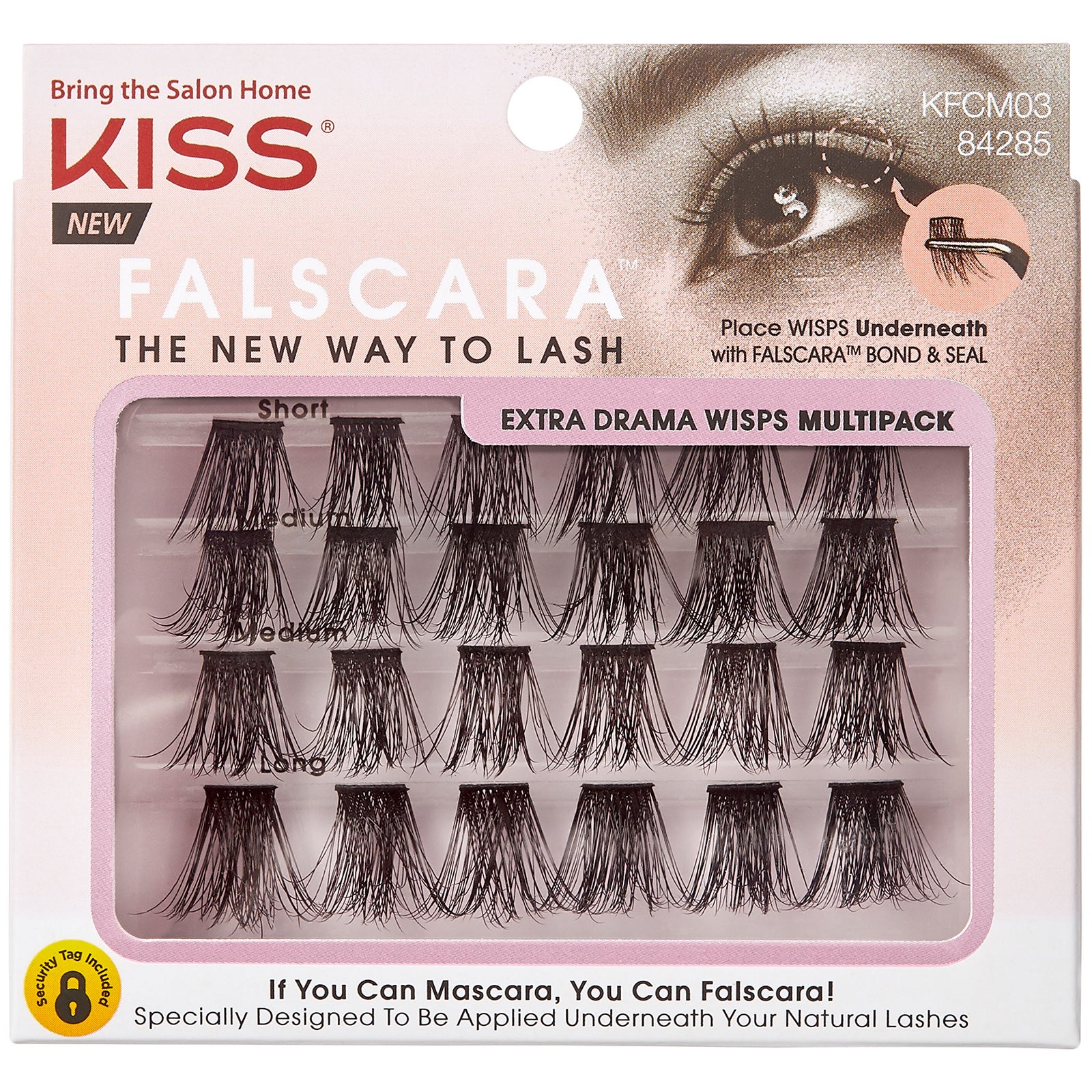 Kiss Falscara Eyelash Wisp Multi - 03-Extra Drama | LOOKFANTASTIC