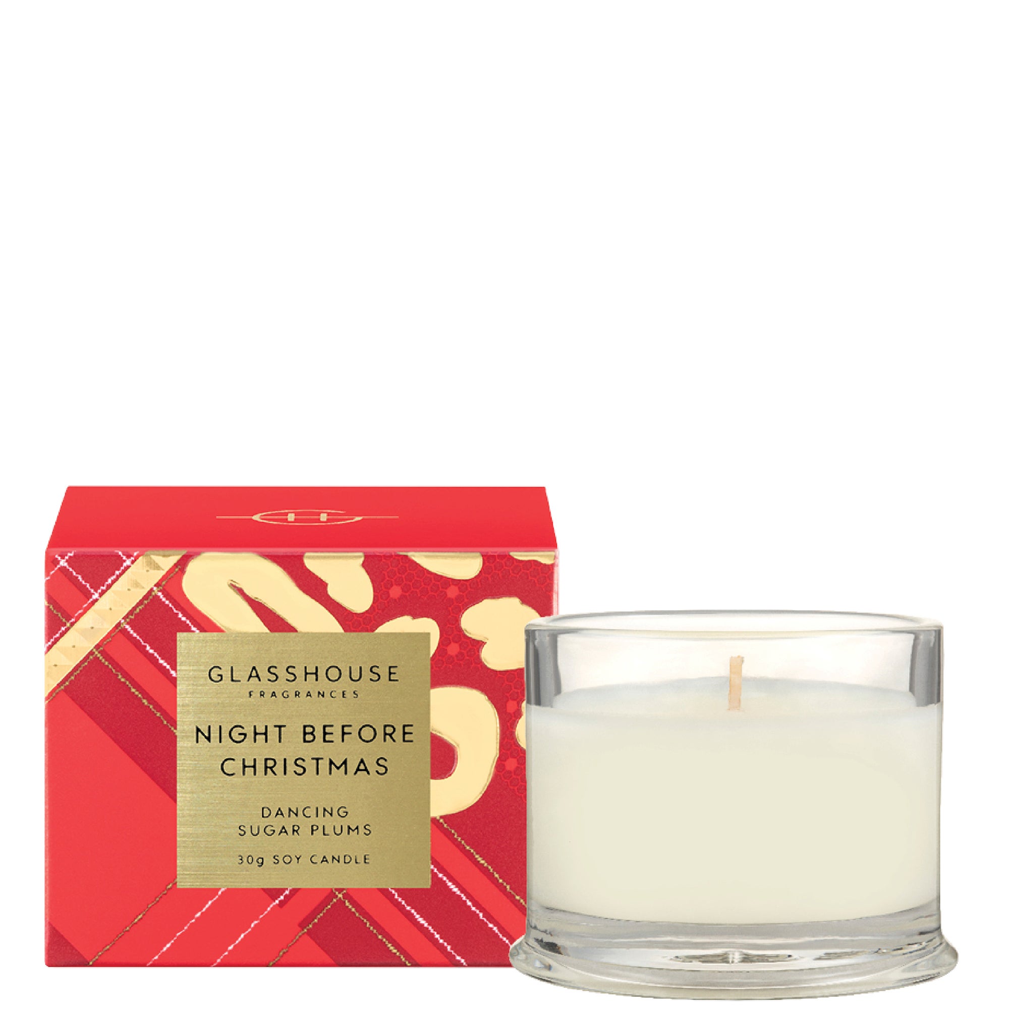 Glasshouse Fragrances Christmas - Night Before Christmas Candle 30g ...