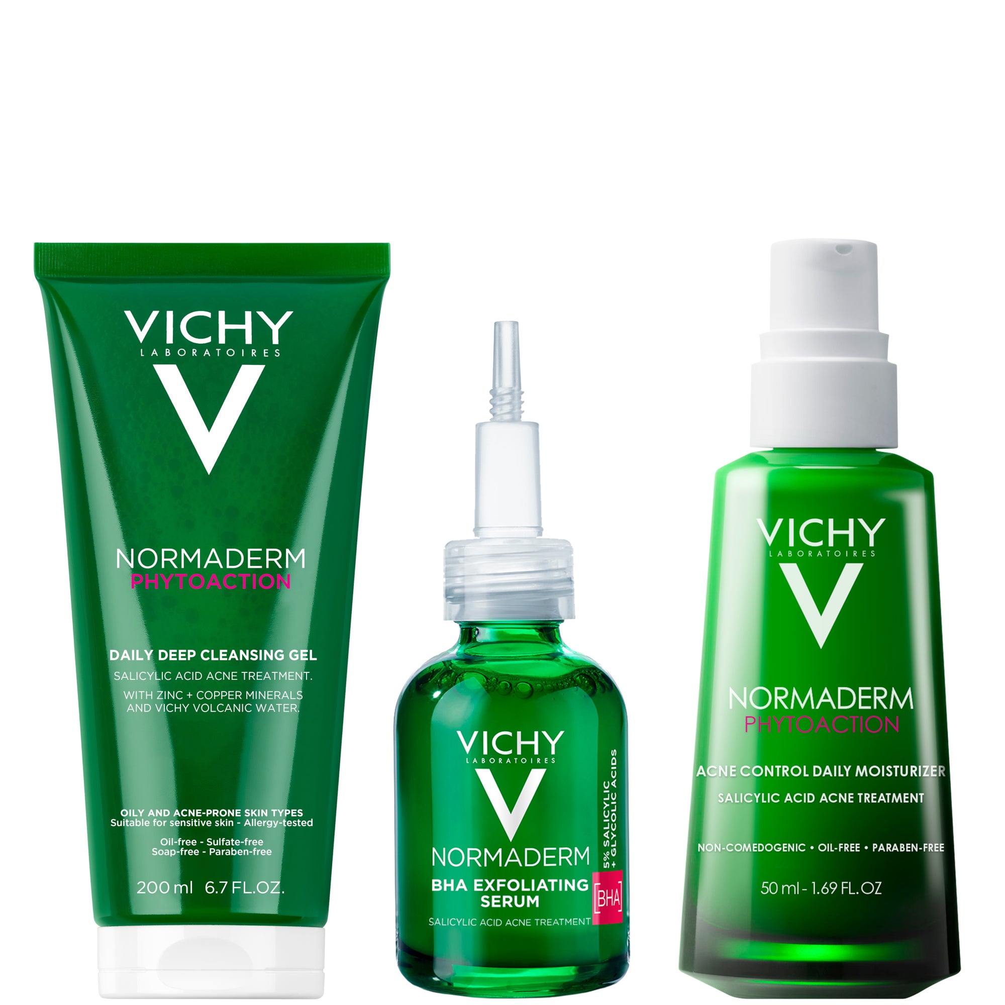 Vichy Normaderm 3-Step Acne Kit for Oily Skin ($103 Value) | Dermstore