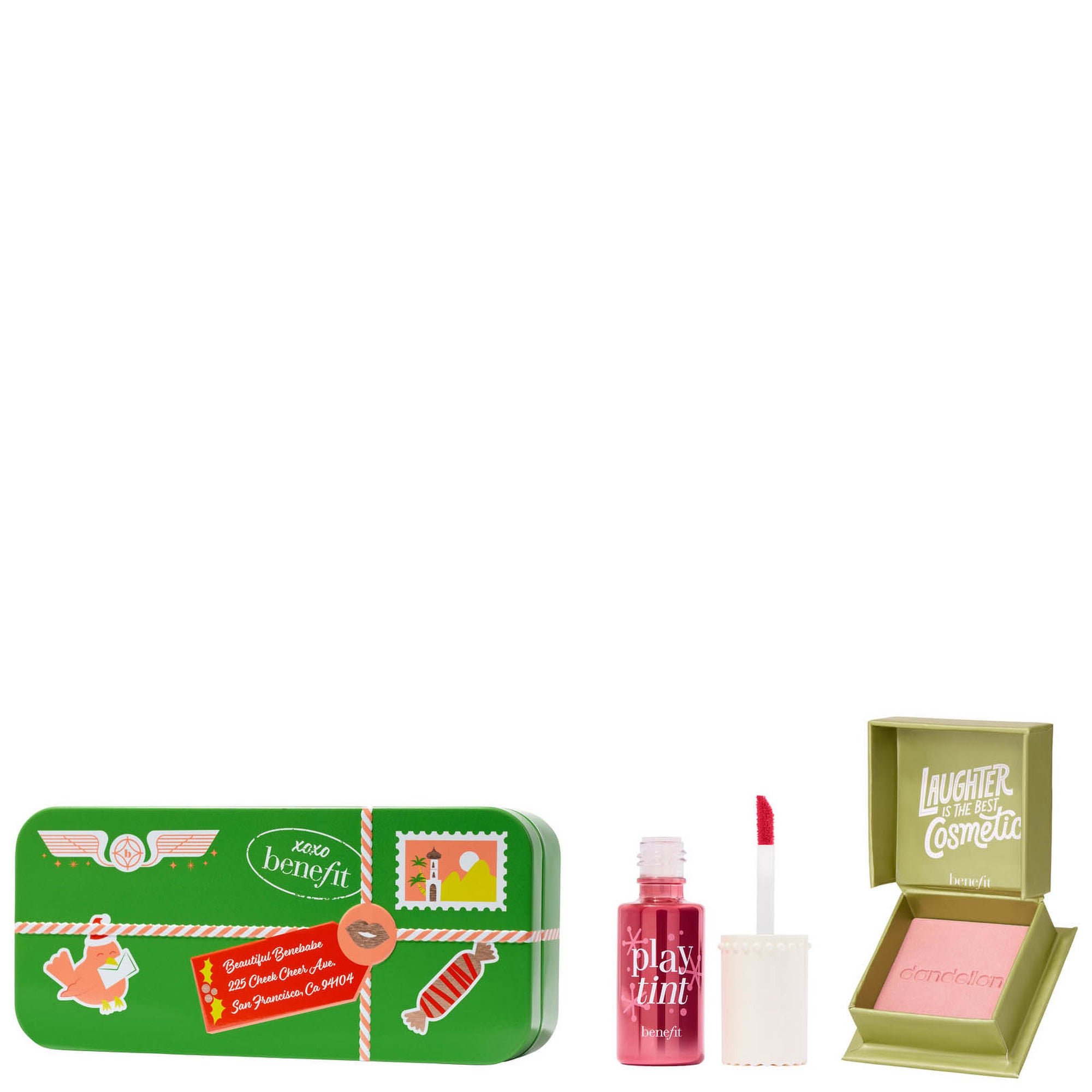 benefit Pretty Pink Postage Lip and Cheek Tint and Blusher Gift Set ...