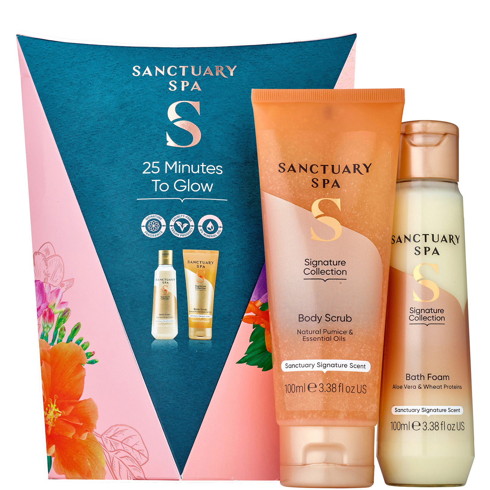 Sanctuary Spa 25 Minutes to Glow Gift Set | LOOKFANTASTIC
