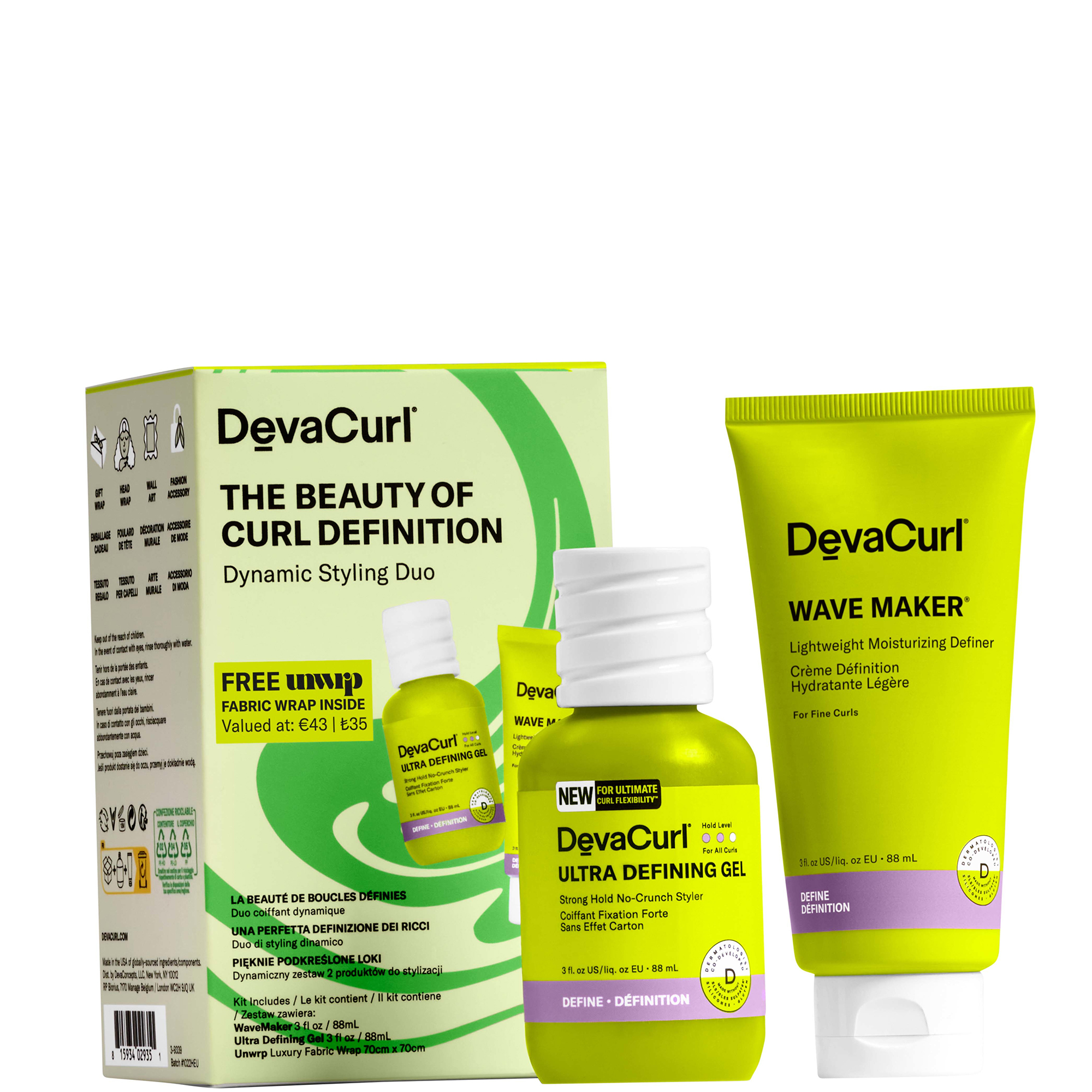 DevaCurl The Beauty Of Curl Definition Dynamic Styling Duo | LOOKFANTASTIC