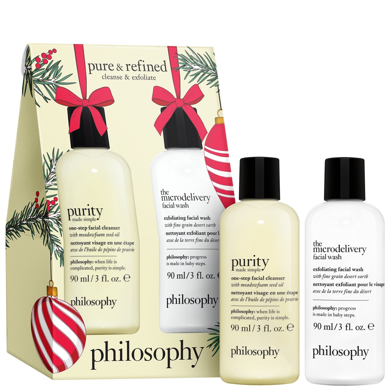 philosophy Christmas 2022 Skin Care Purity Cleanser and Wash Gift Set ...