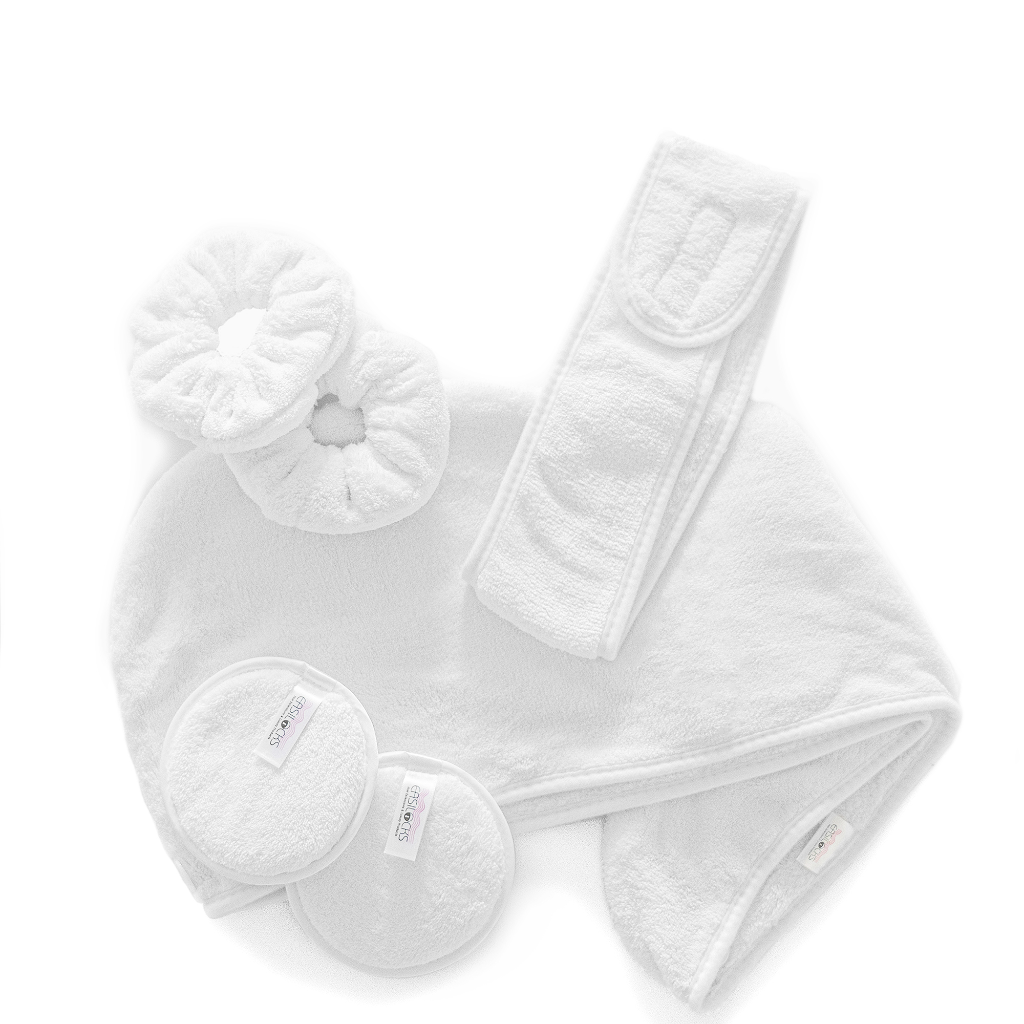 Easilocks Fluffy Set White | LOOKFANTASTIC