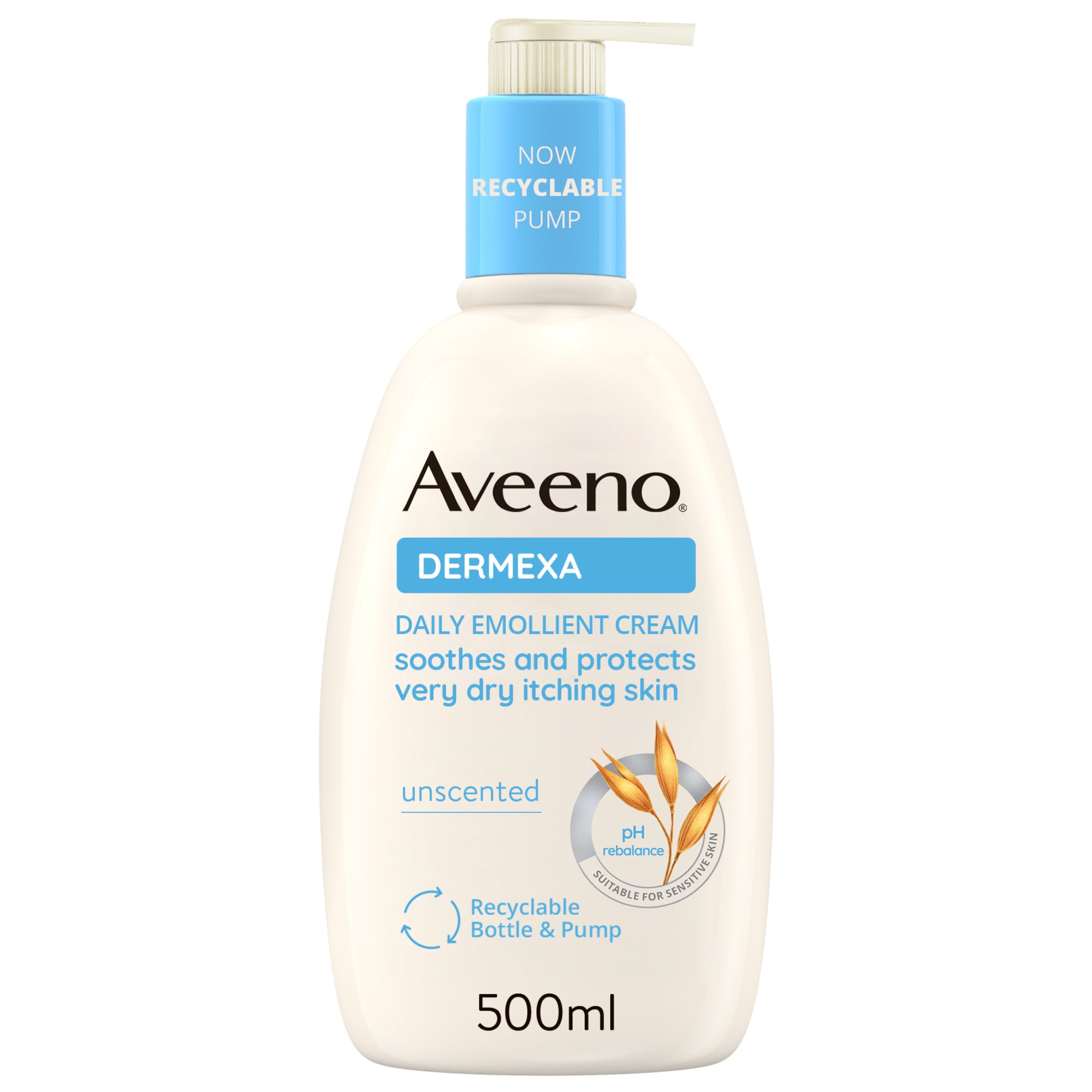 Aveeno Dermexa Daily Emollient Cream 500ml | LOOKFANTASTIC