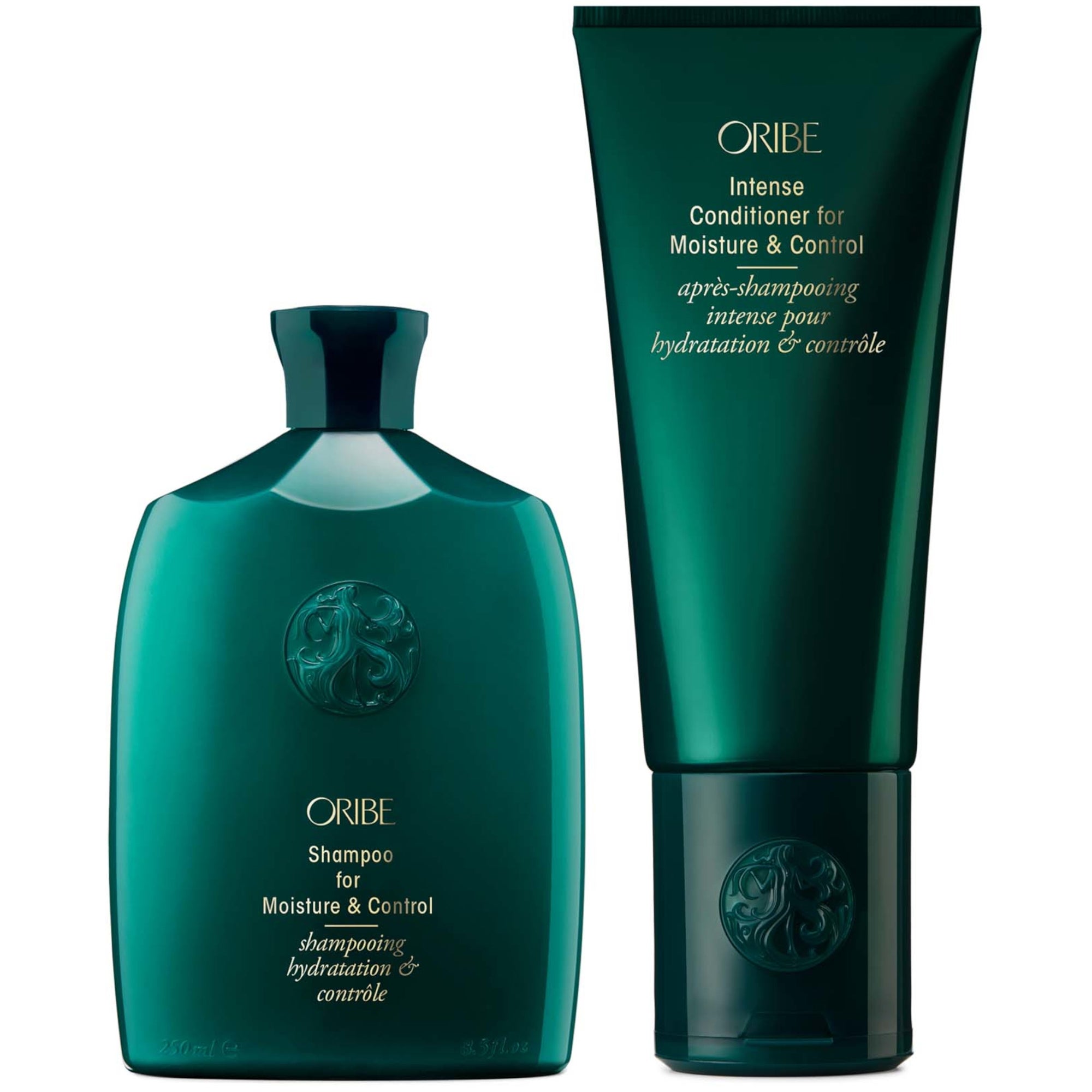 Oribe Moisture and Control Shampoo and Intense Conditioner Bundle ...