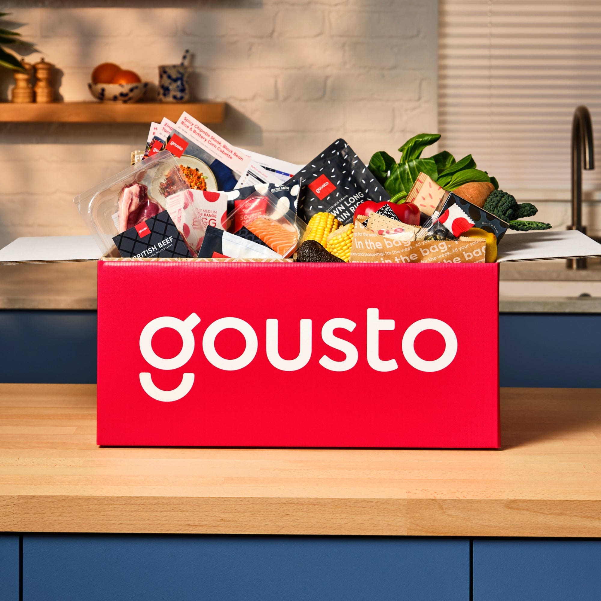 Gousto - '65% off your first box and 35% off the rest of your first ...