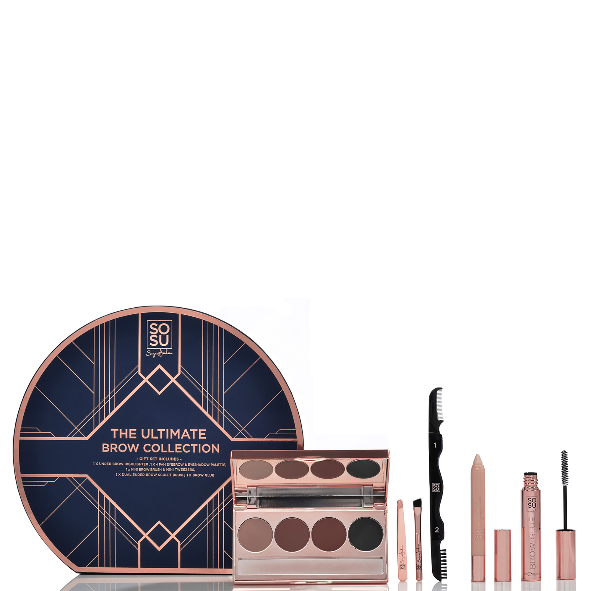 SOSU Xmas Ultimate Brow Collection | LOOKFANTASTIC