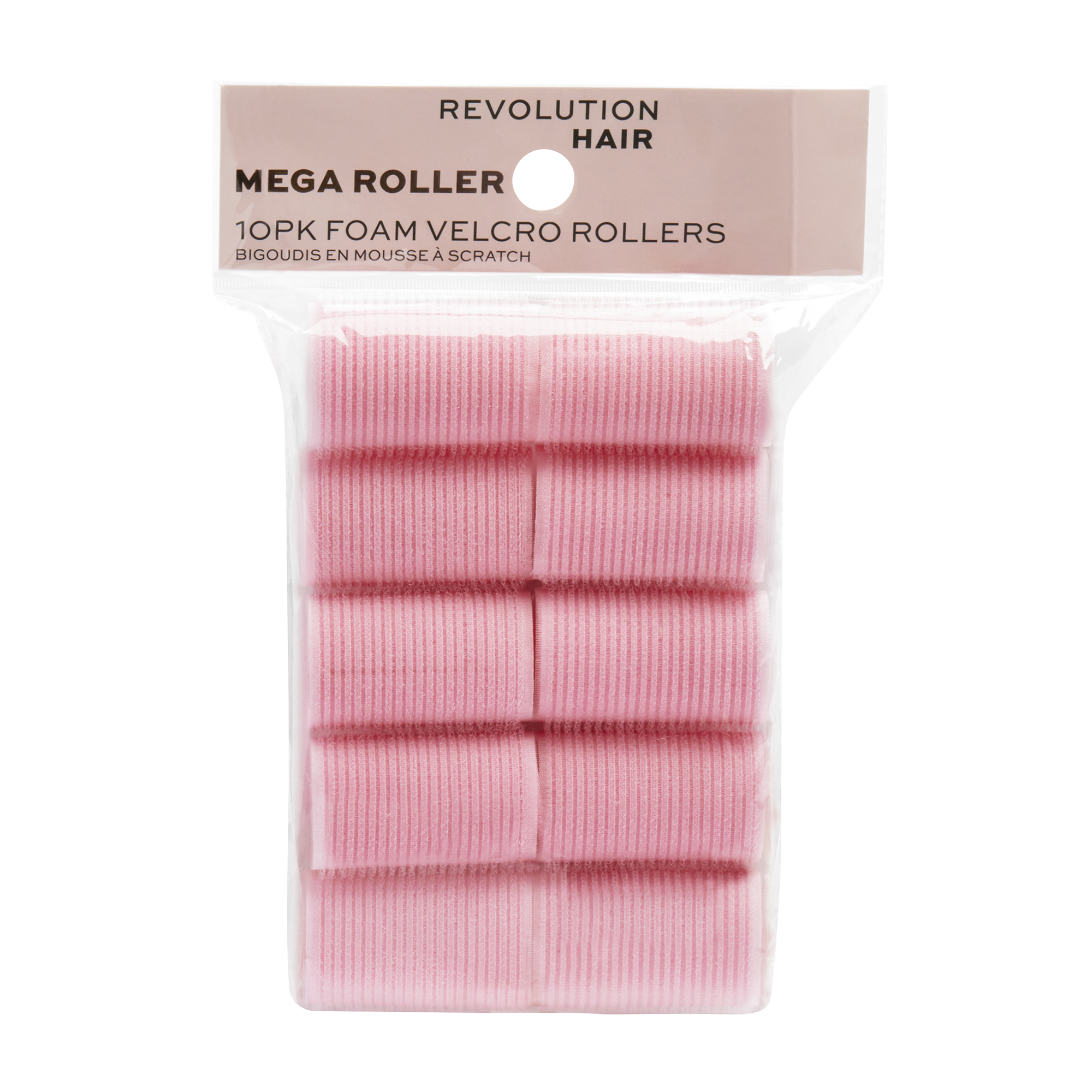 Revolution Mega Pink Velcro Heatless Rollers | LOOKFANTASTIC