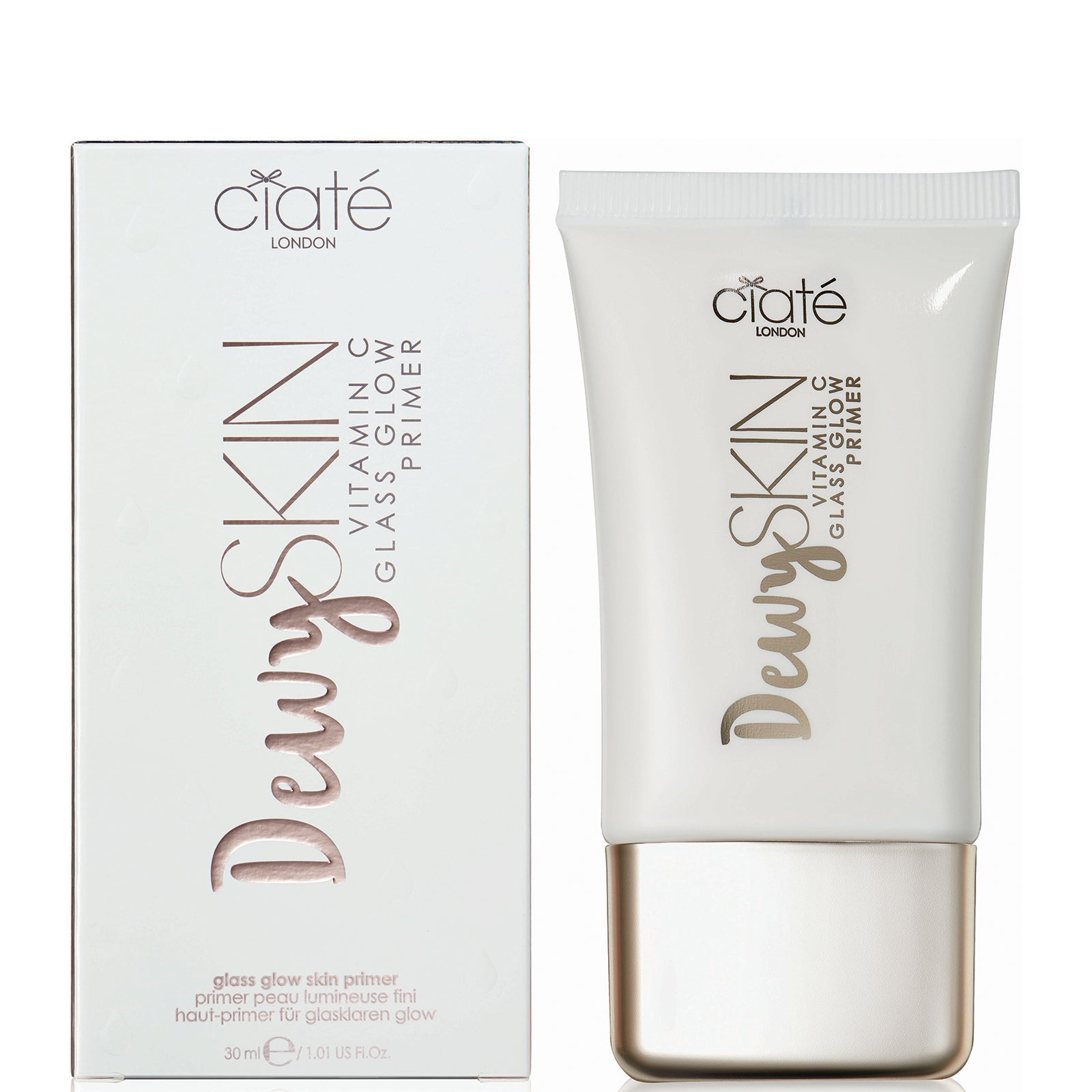 Ciate London Dewy Skin Vitamin C Glass Glow Primer 30ml | LOOKFANTASTIC
