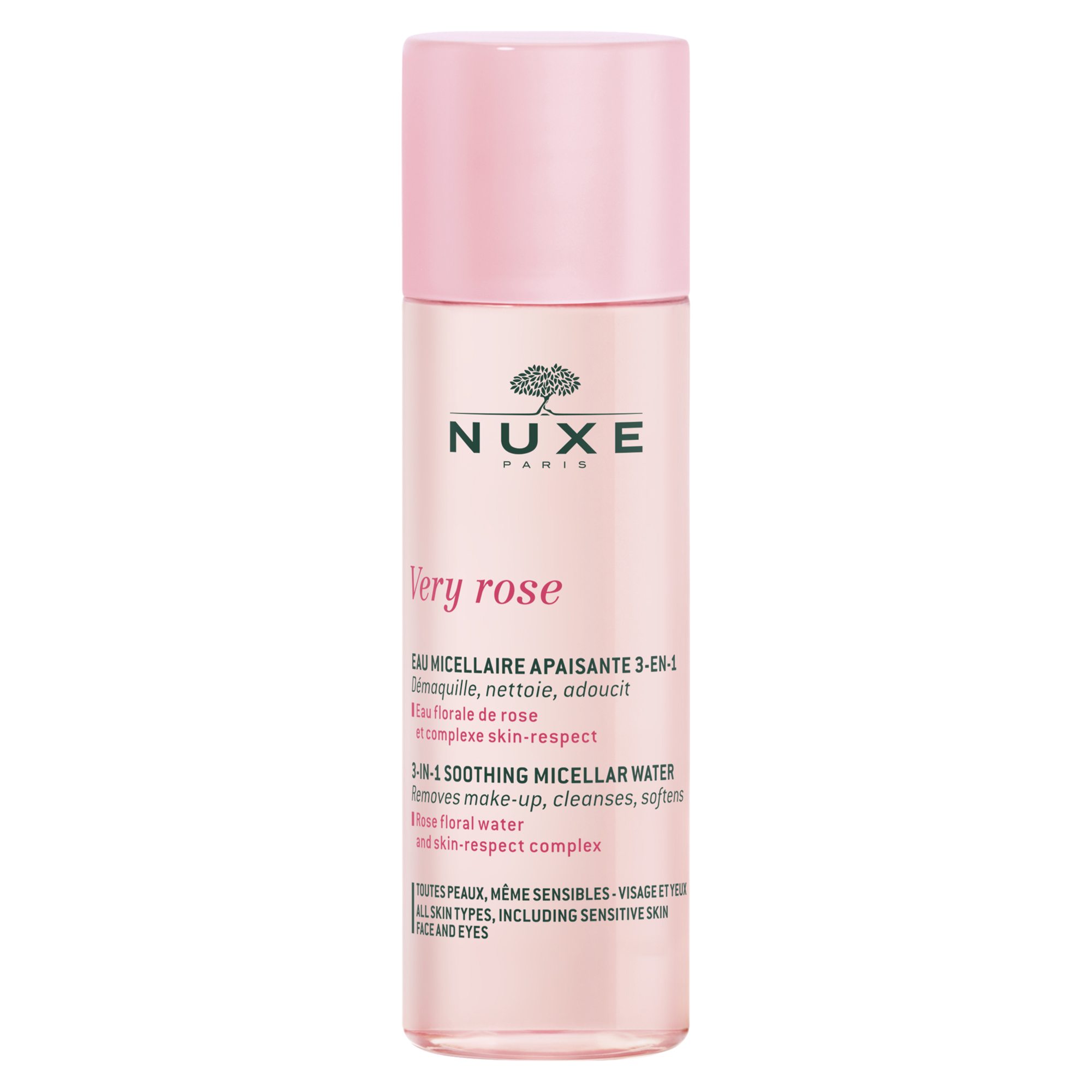 NUXE 3-in-1 Soothing Micellar Water, Very Rose 50ml | LOOKFANTASTIC