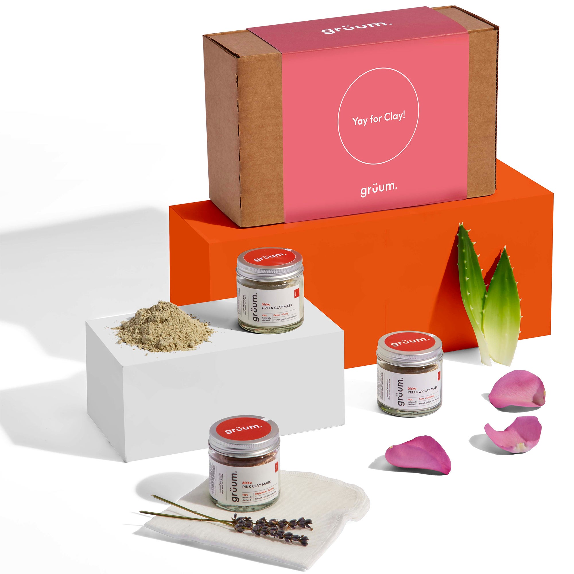 grüum Yay for Clay Gift Set | LOOKFANTASTIC